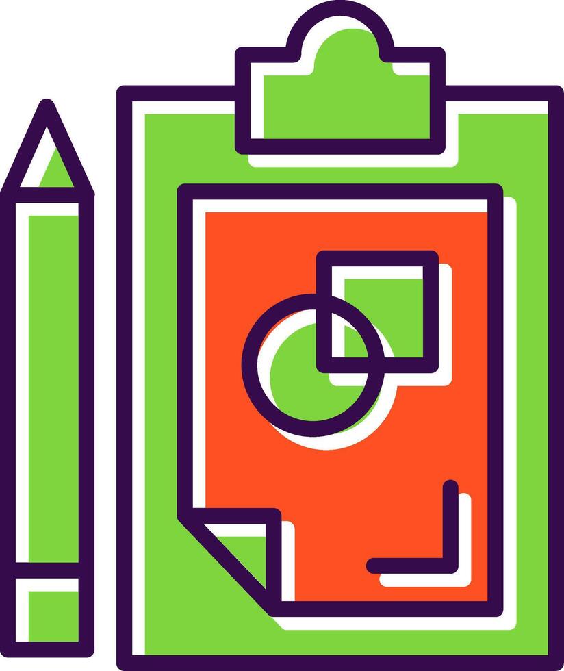 Sketching filled Design Icon 44213309 Vector Art at Vecteezy