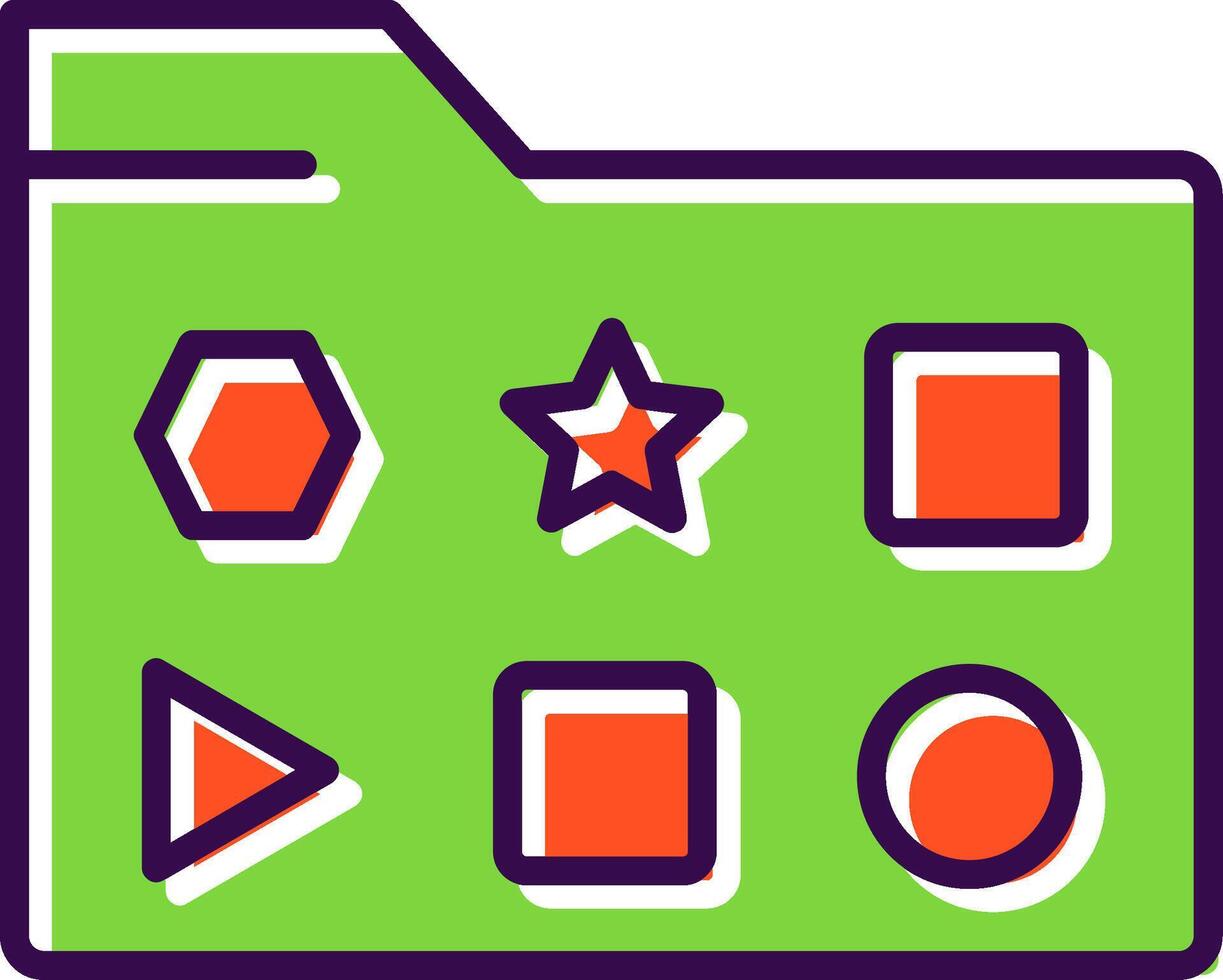 Unstructured Information filled Design Icon 44213318 Vector Art at Vecteezy