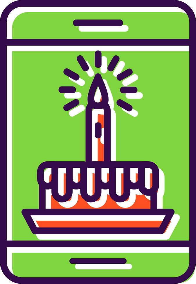 Mobile Phone filled Design Icon 44213424 Vector Art at Vecteezy