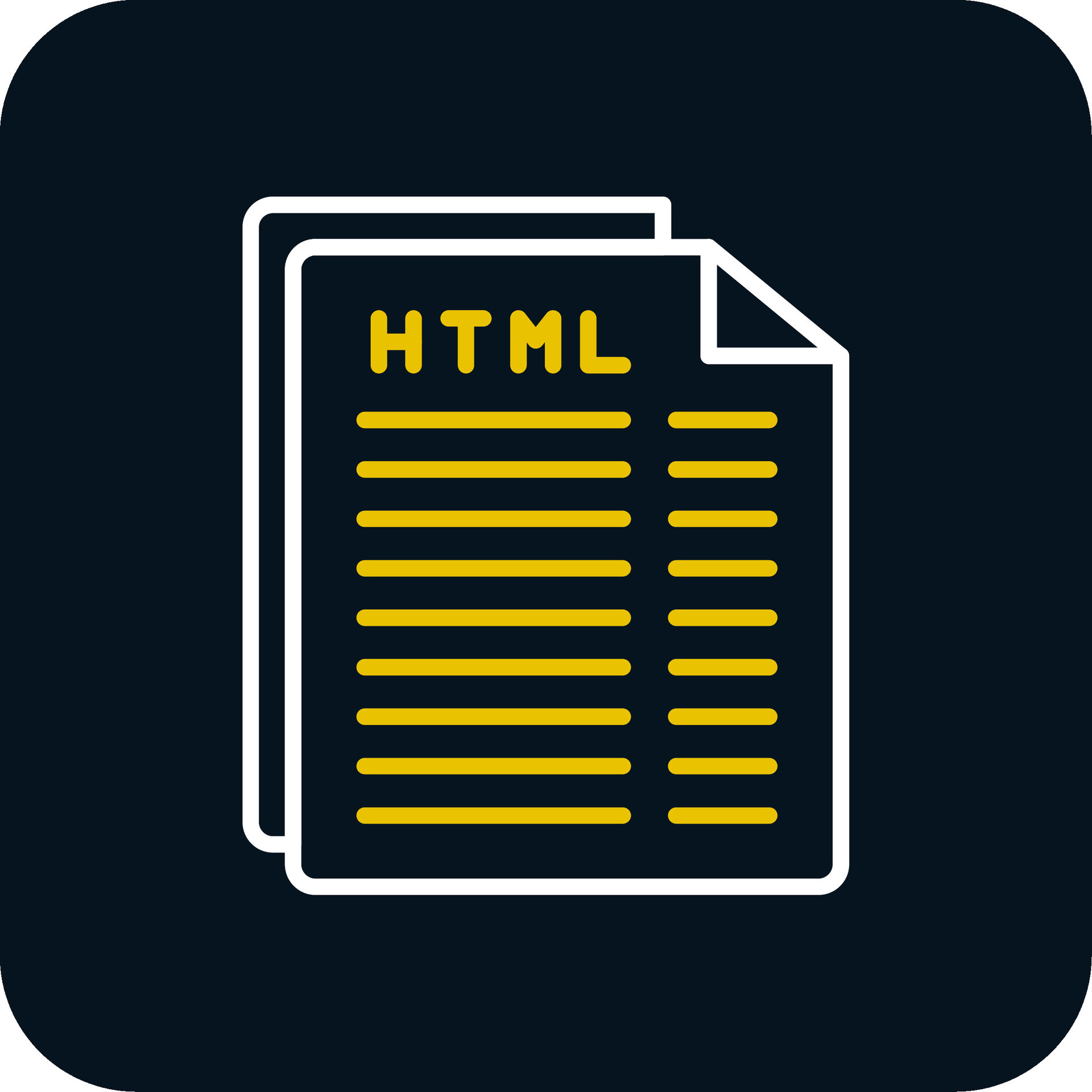 Html File Line Red Circle Icon 44218186 Vector Art at Vecteezy