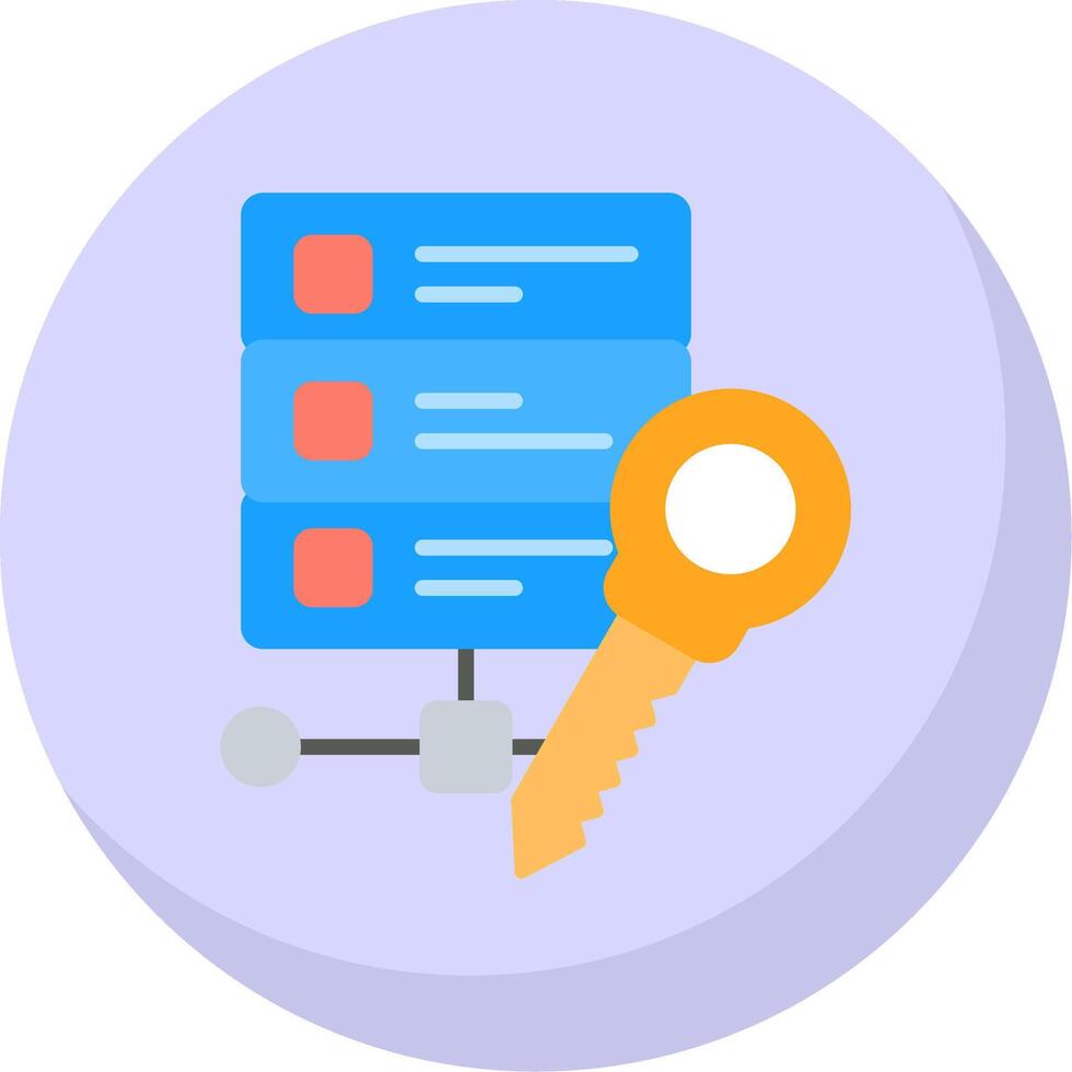 Database Flat Bubble Icon 44222925 Vector Art at Vecteezy