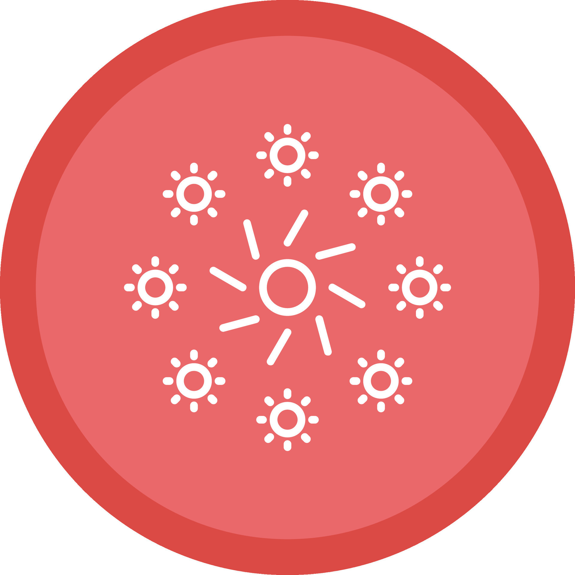 Firework Line Multi Circle Icon 44223491 Vector Art at Vecteezy