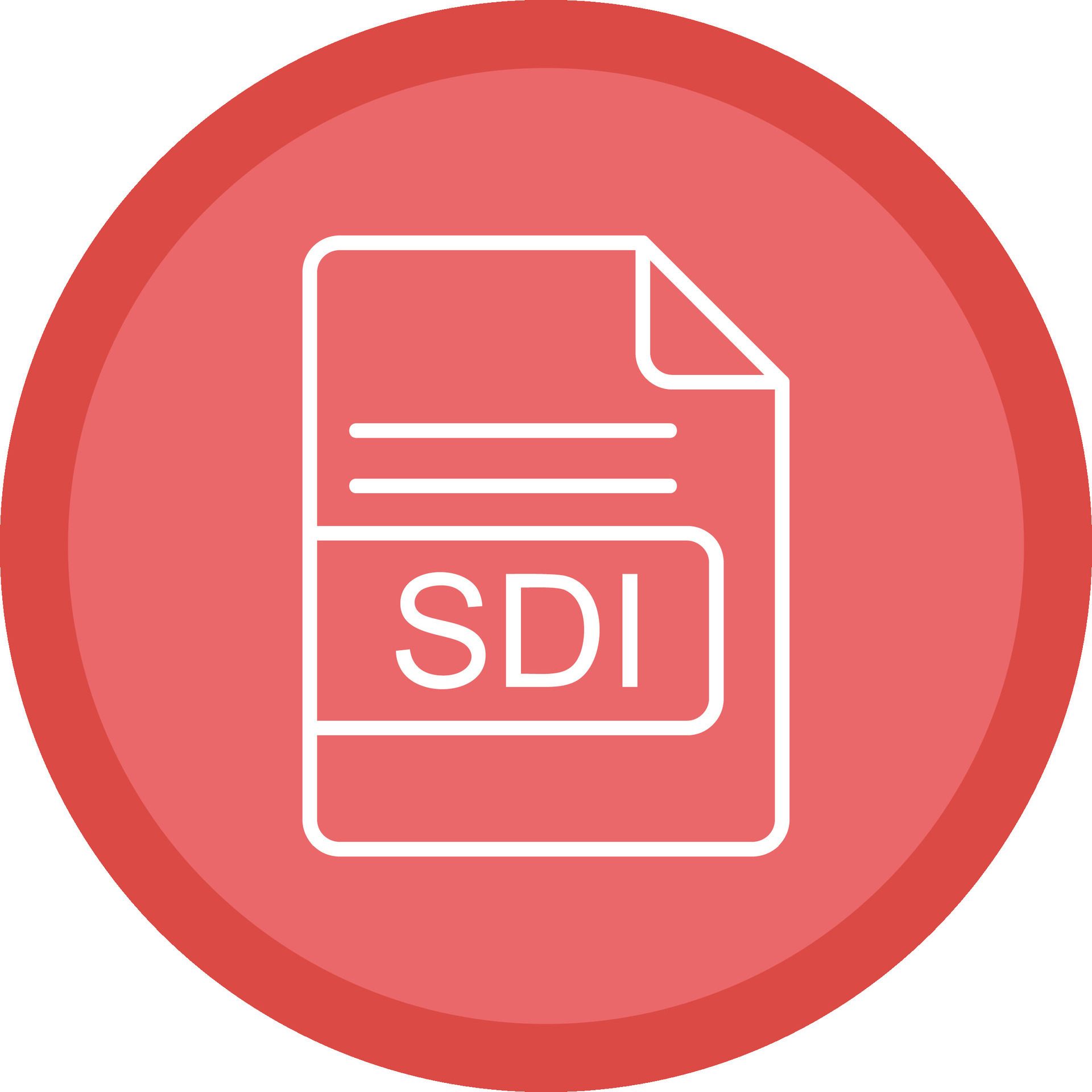 Sdi File Format Line Multi Circle Icon 44224355 Vector Art At Vecteezy