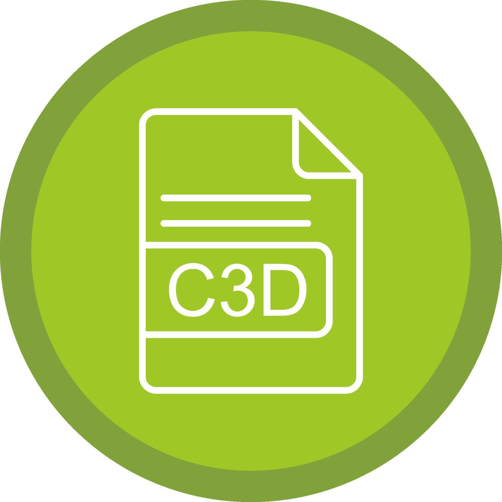 C3d File Format Line Multi Circle Icon 44224526 Vector Art At Vecteezy