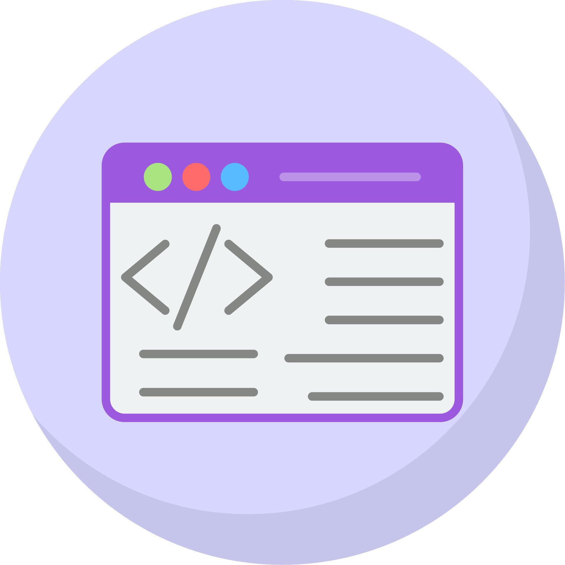 Programming Flat Bubble Icon 44225306 Vector Art at Vecteezy