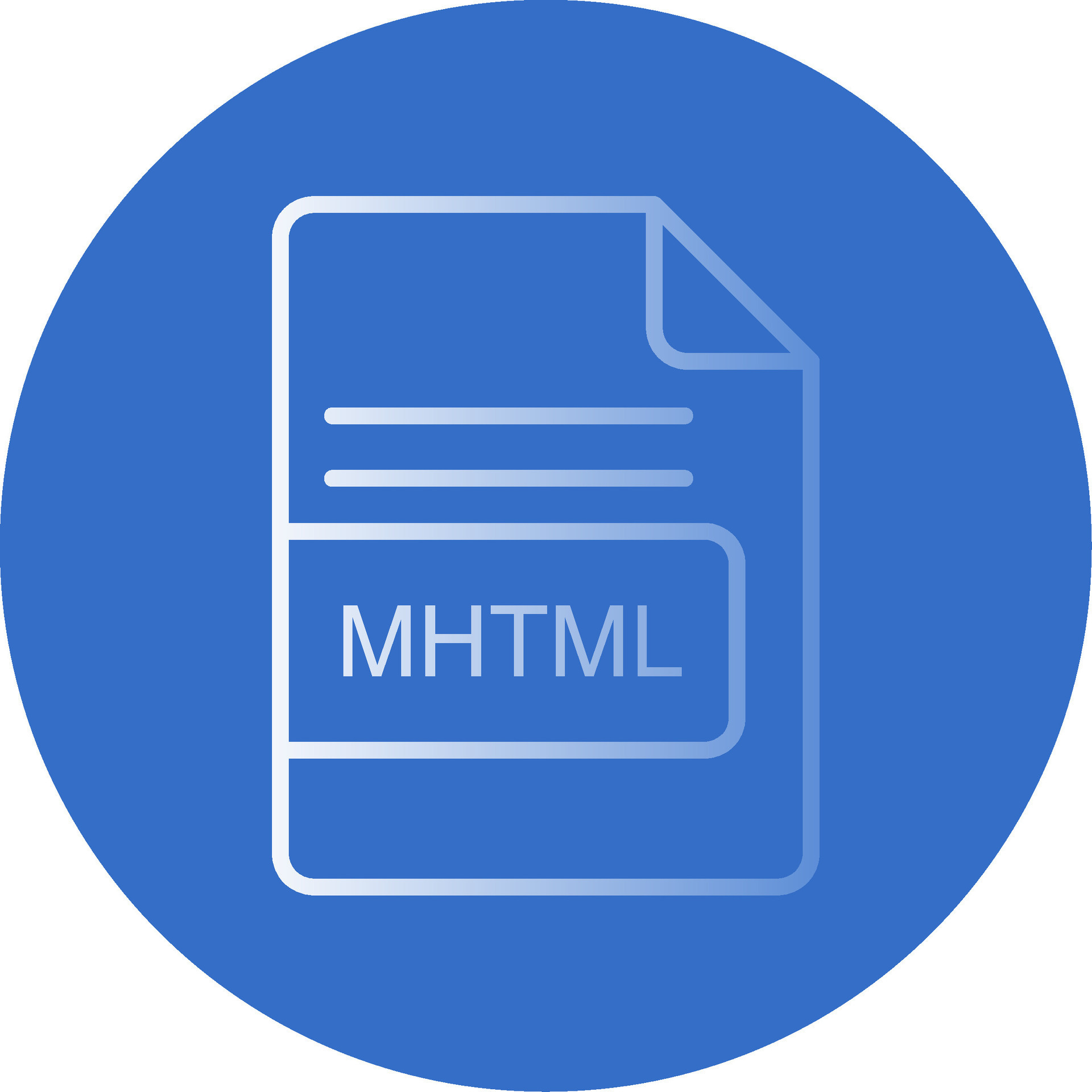 MHTML File Format Flat Bubble Icon 44226212 Vector Art at Vecteezy