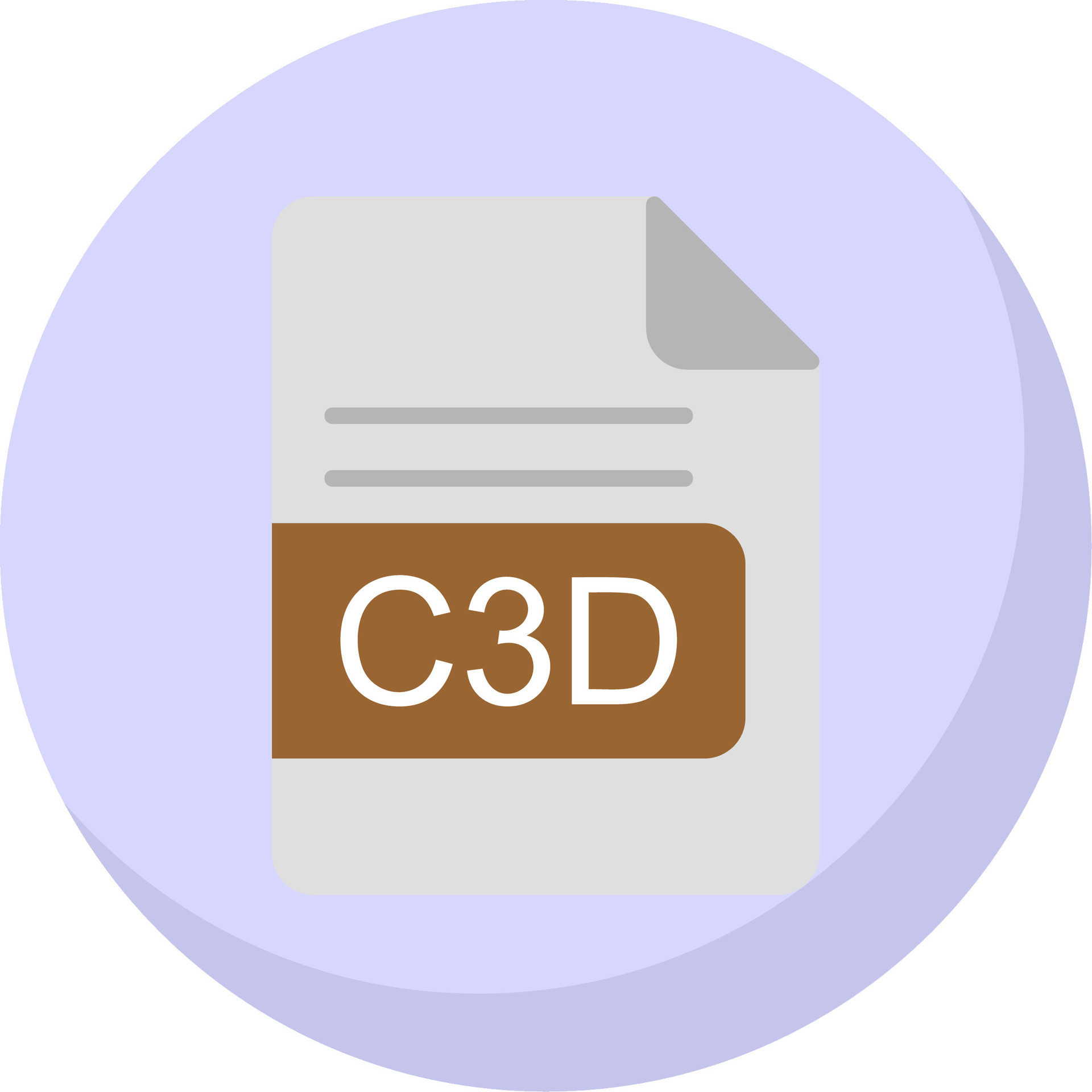 C3d File Format Flat Bubble Icon 44226242 Vector Art At Vecteezy