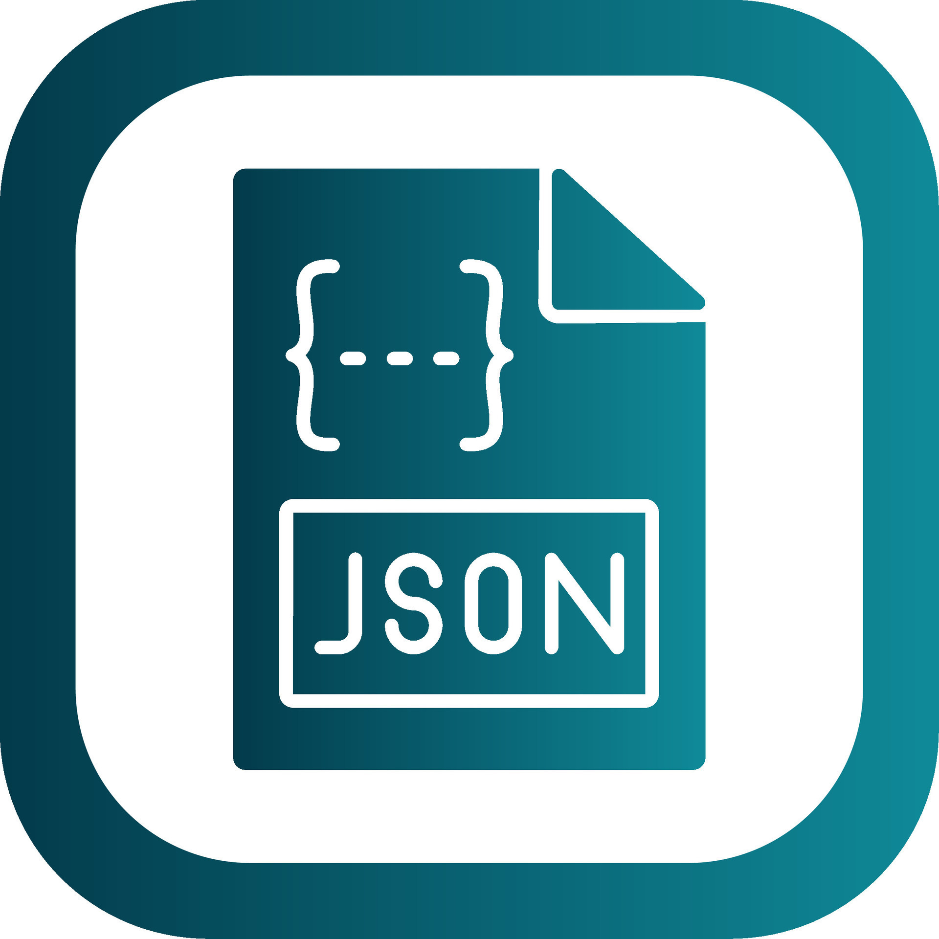 Json Glyph Gradient Corner Icon 44227958 Vector Art at Vecteezy Json Glyph Gradient Corner Icon 44227958 Vector Art at Vecteezy