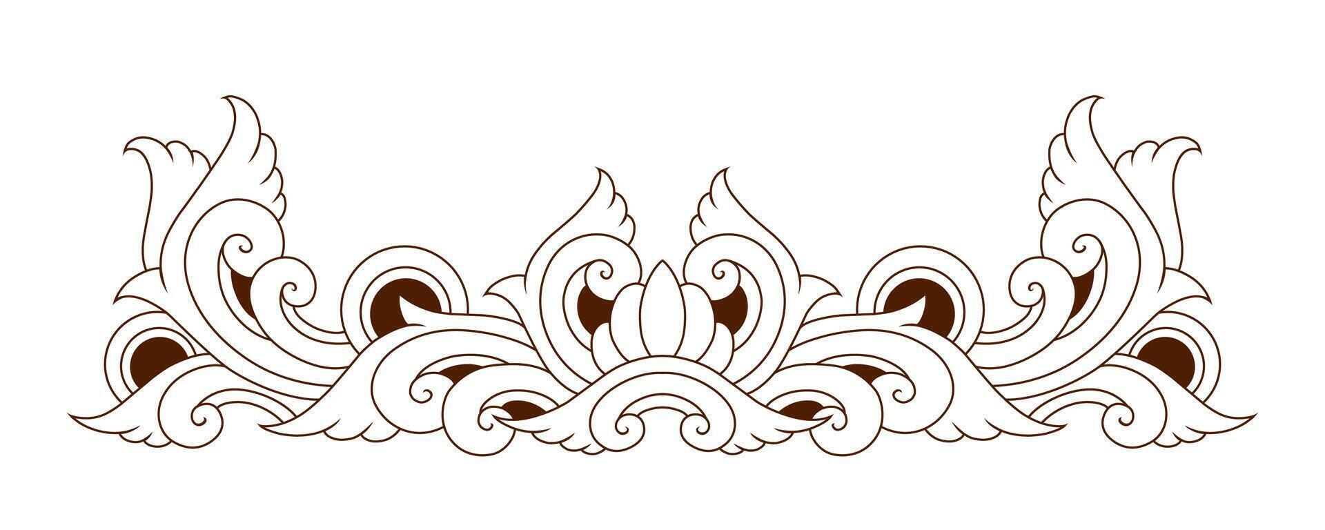 Line art Classic vintage elements ornament frame 44228883 Vector Art at ...