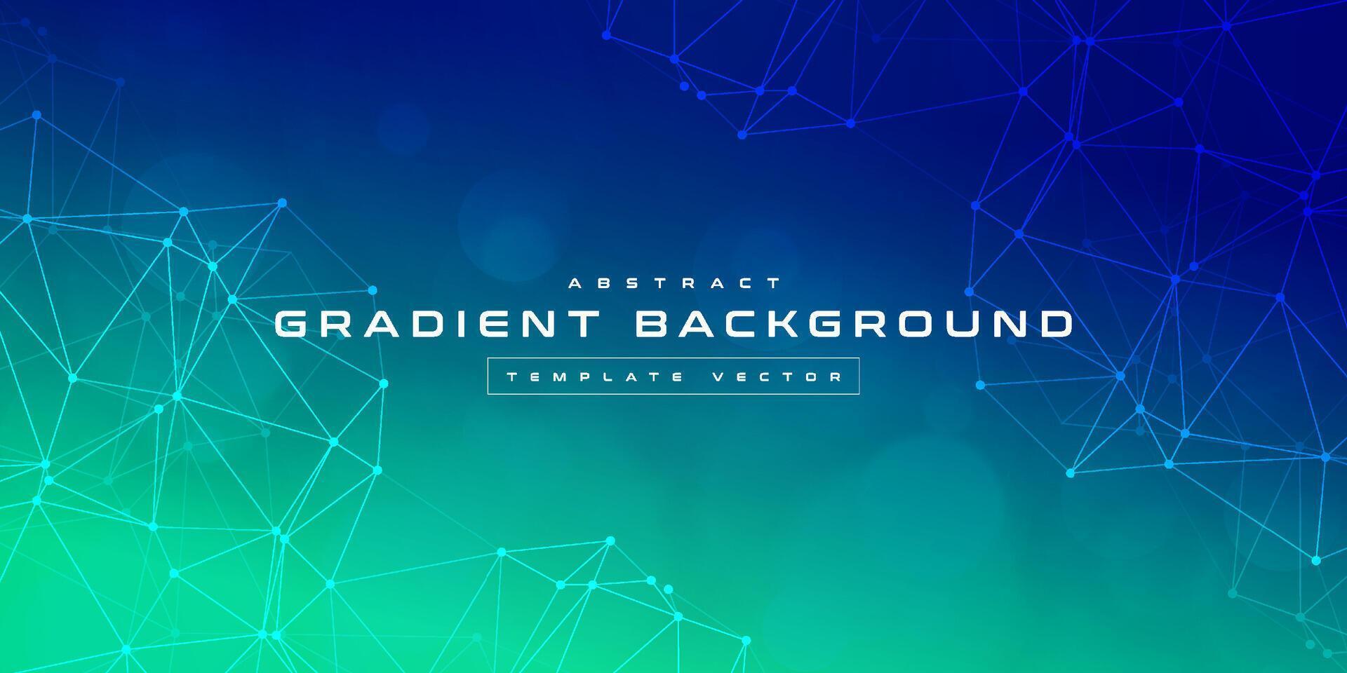 Digital Technology Speed Connect Blue Green Background Cyber Nano Information Abstract