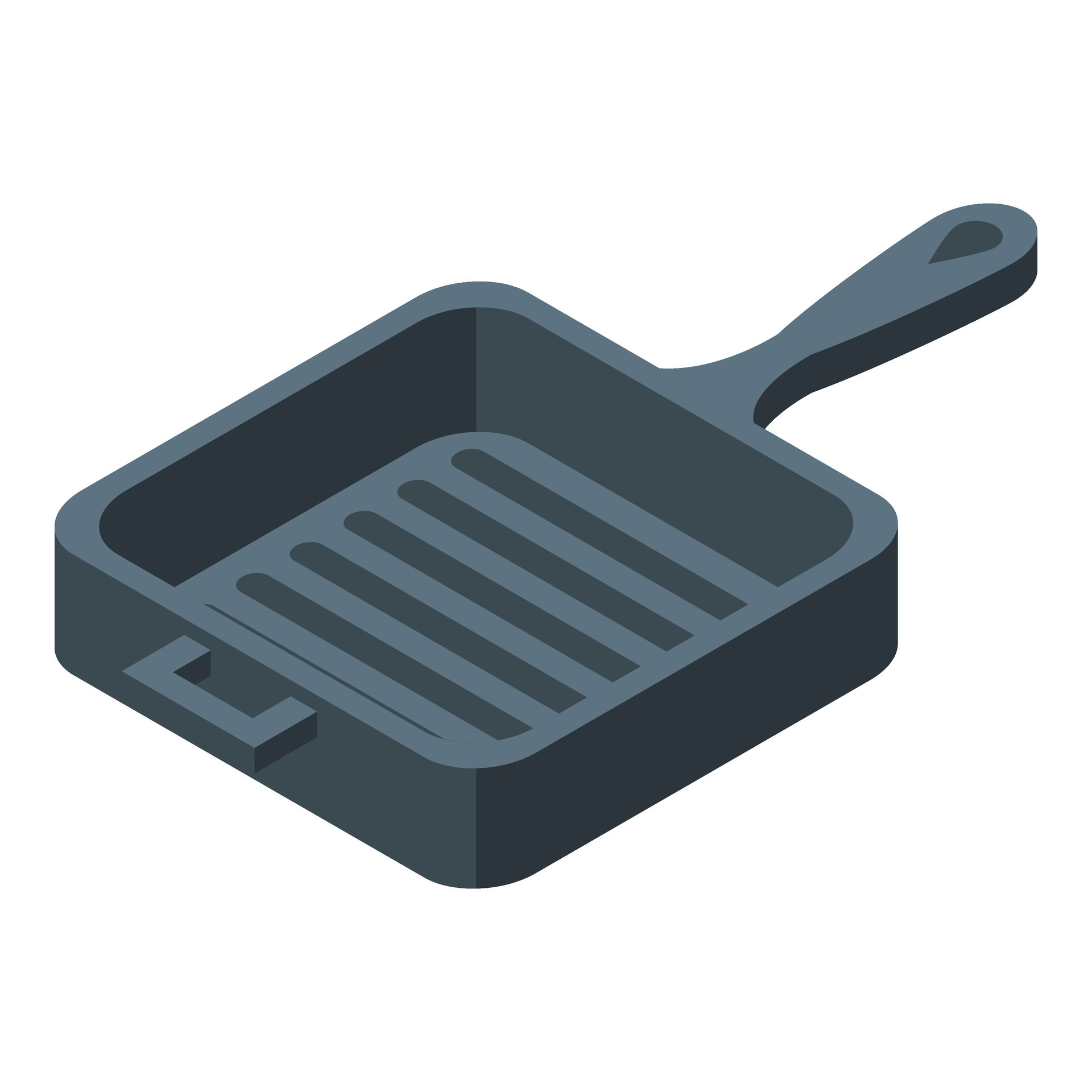 Grill pan icon isometric . Empty object 44233708 Vector Art at Vecteezy