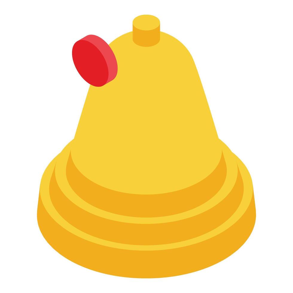 Warning access bell icon isometric . Wrong account password 44233901 Vector Art at Vecteezy