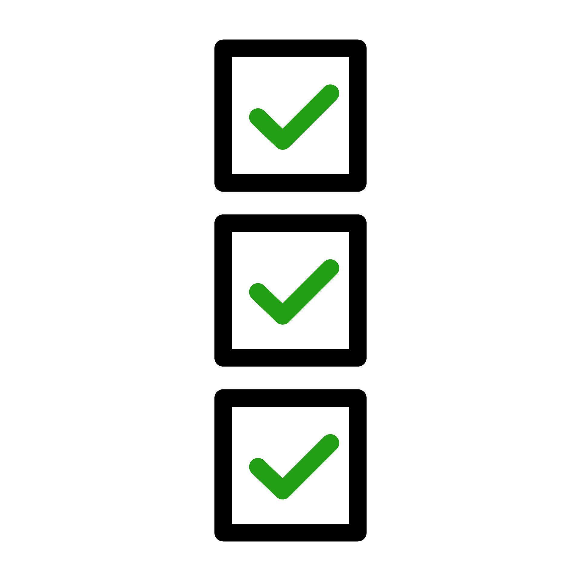 Checkbox list icon. Survey and input form. 44236588 Vector Art at Vecteezy