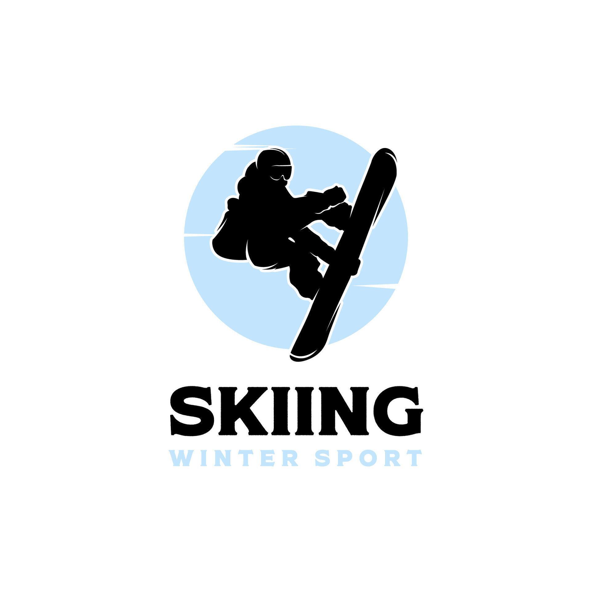 Mountain Skiing Logo Design Template 44238859 Vector Art at Vecteezy