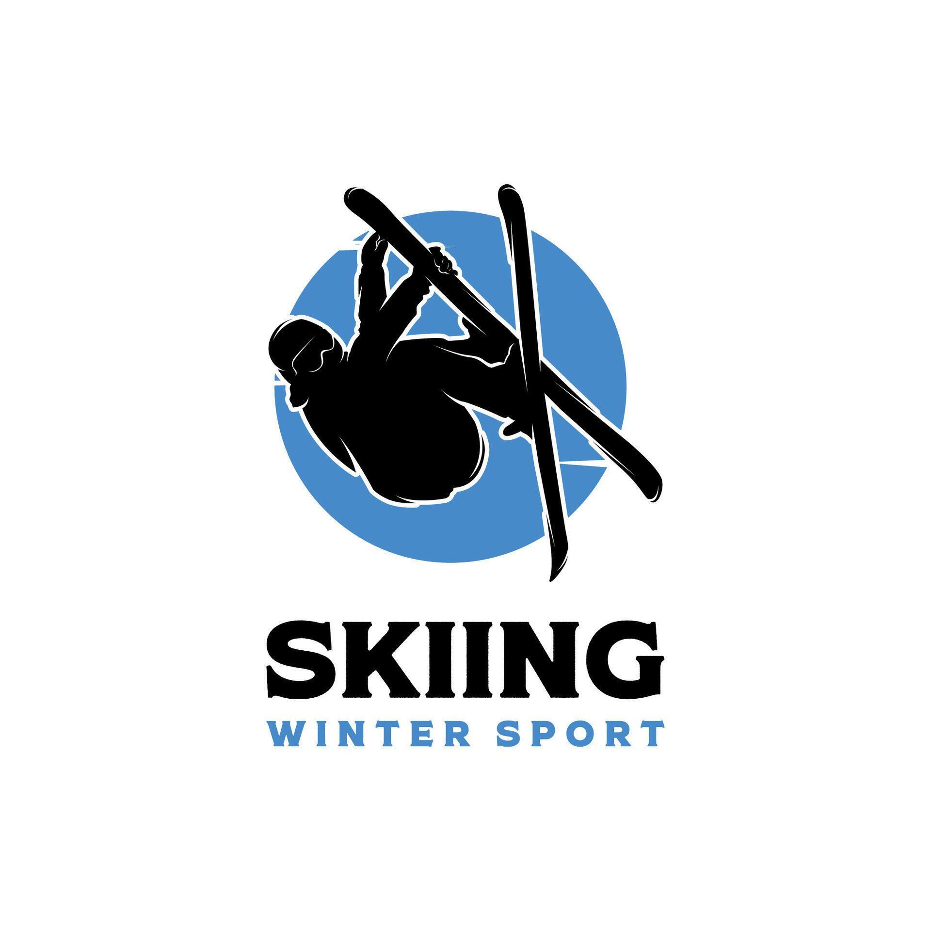 Mountain Skiing Logo Design Template 44238891 Vector Art at Vecteezy