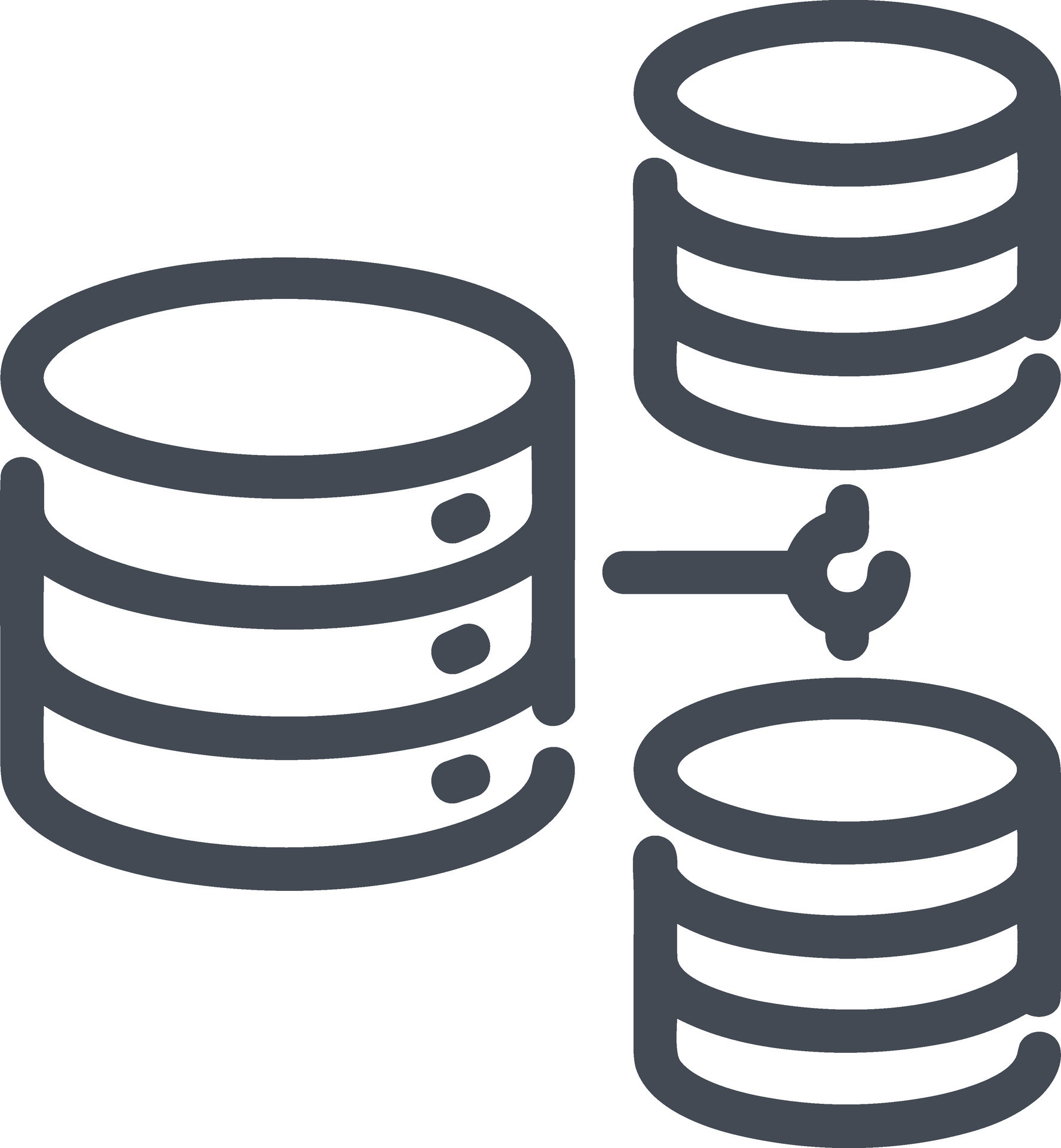Storage data icon symbol image for database illustration 44239718 ...