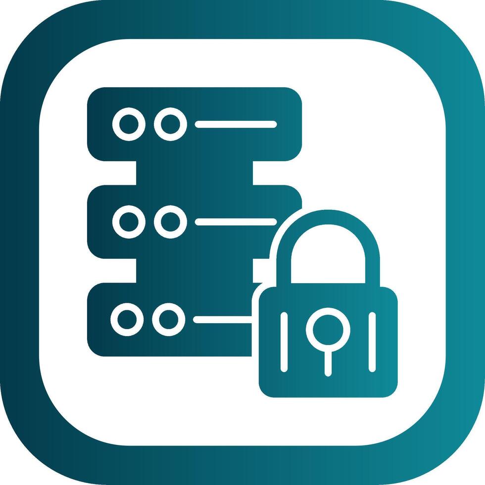Secure Data Glyph Gradient Corner Icon 44246206 Vector Art at Vecteezy