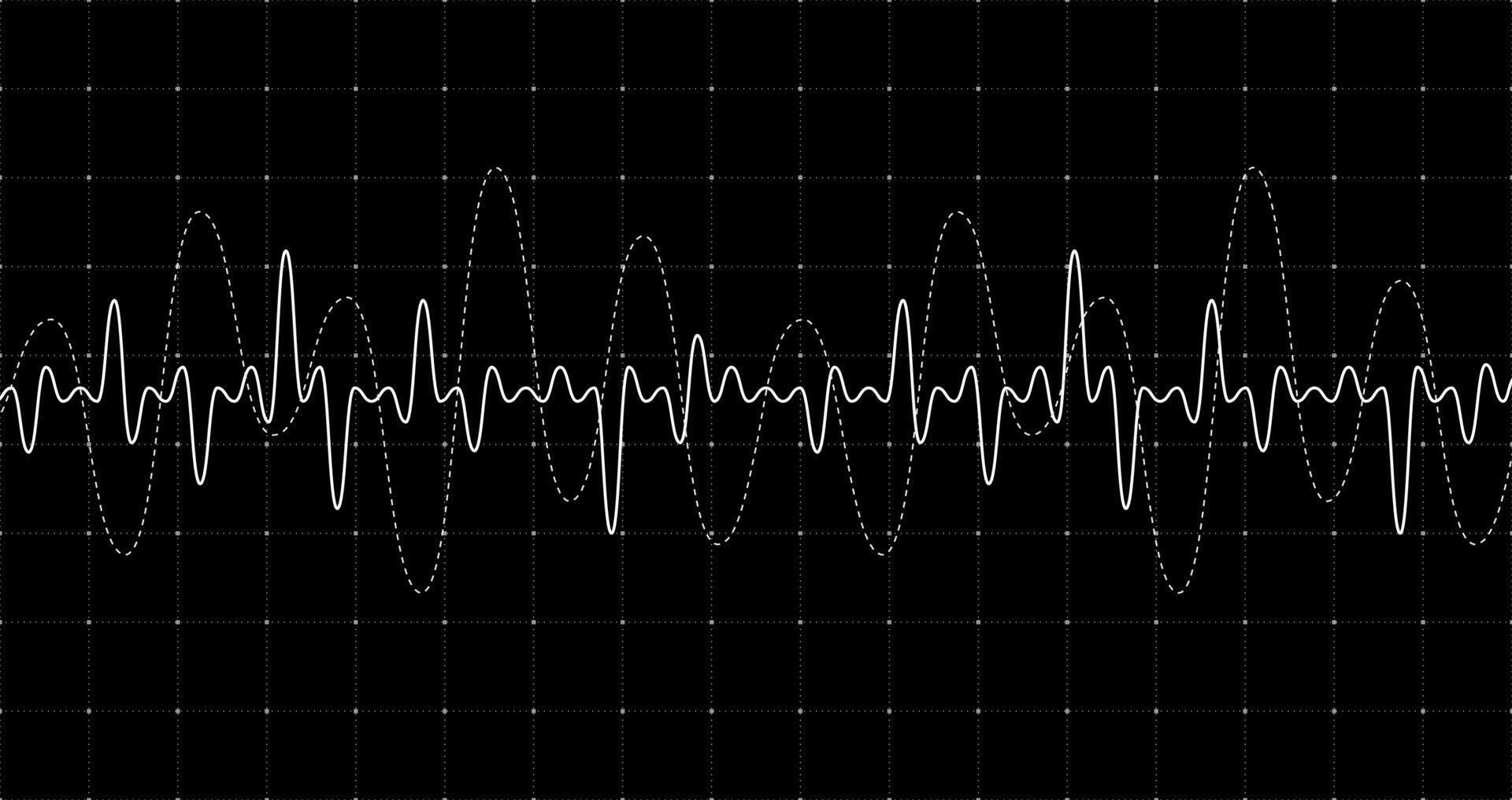 HUD digital futuristic user interface audio equalizer. Sci Fi high tech ...