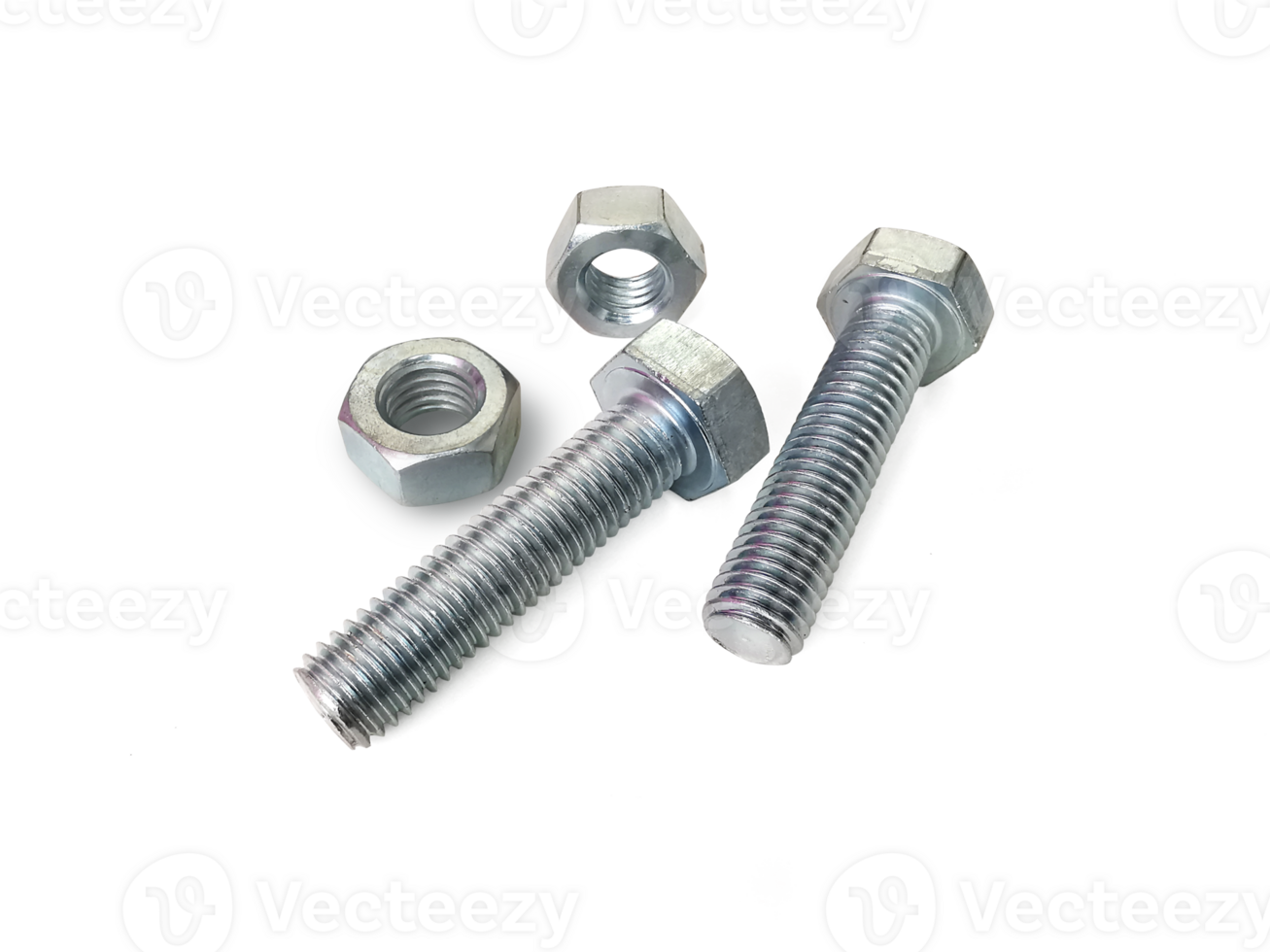 Nut and screw, transparent background 44249396 PNG