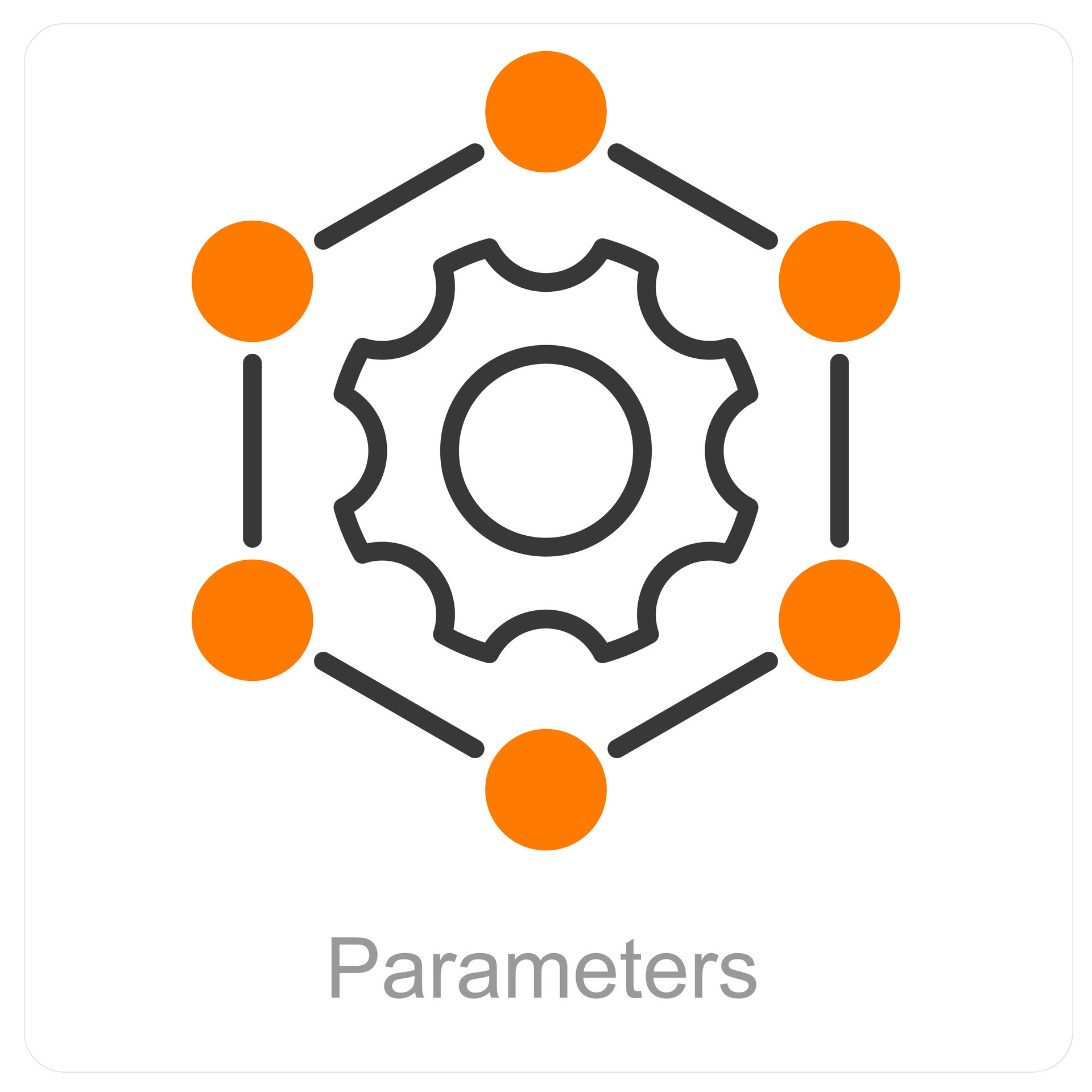 Parameters and settings icon concept 44254196 Vector Art at Vecteezy