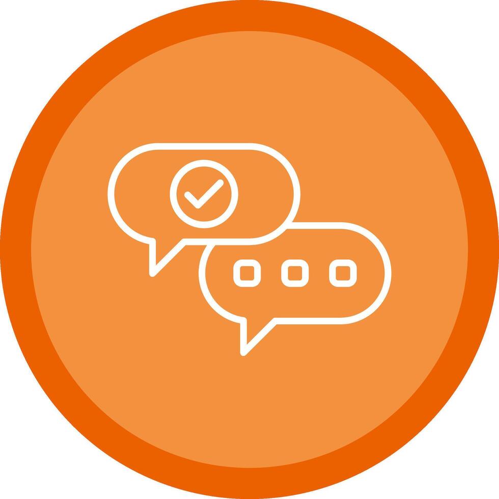 Conversation Line Multi Circle Icon 44257100 Vector Art at Vecteezy