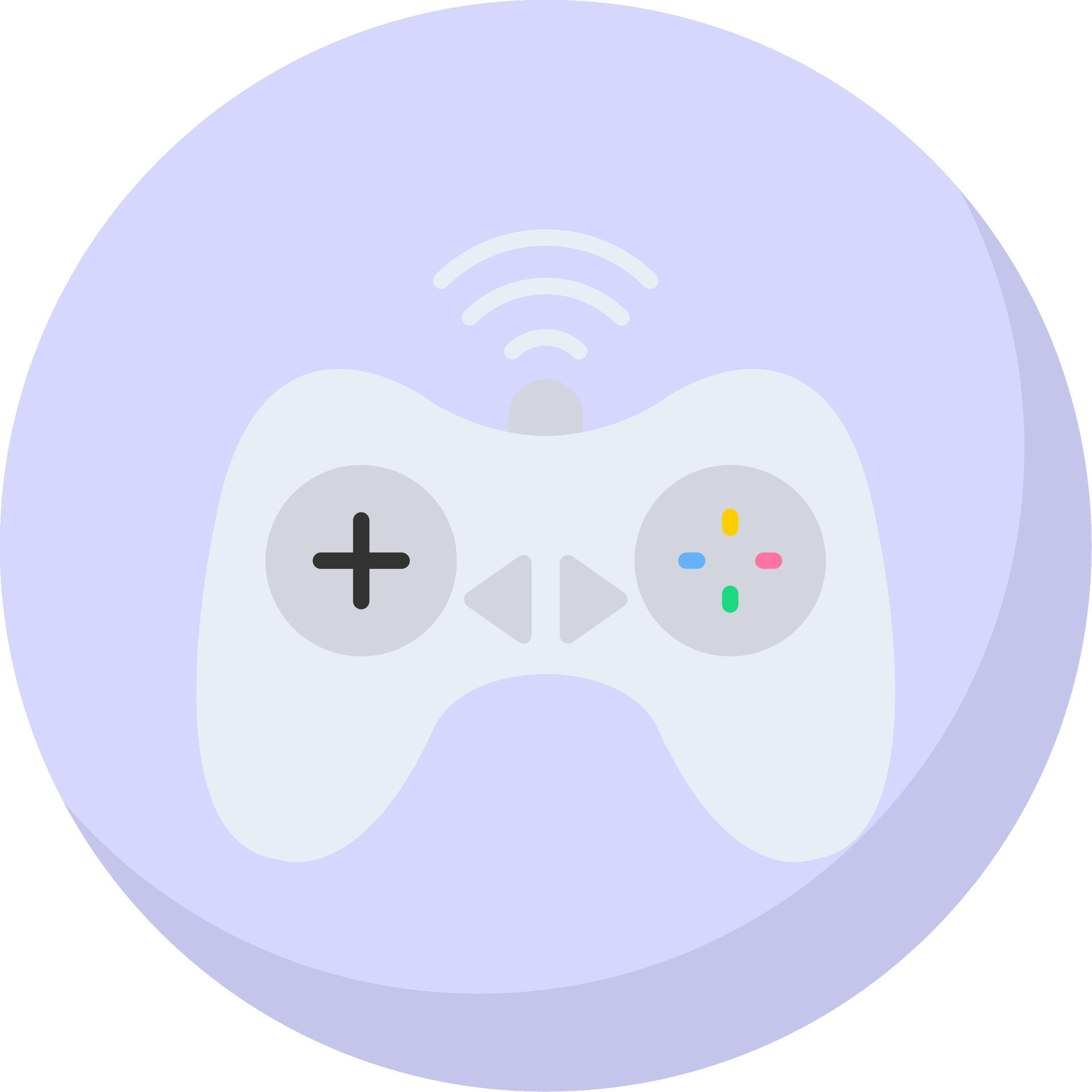 Controller Flat Bubble Icon 44259653 Vector Art at Vecteezy