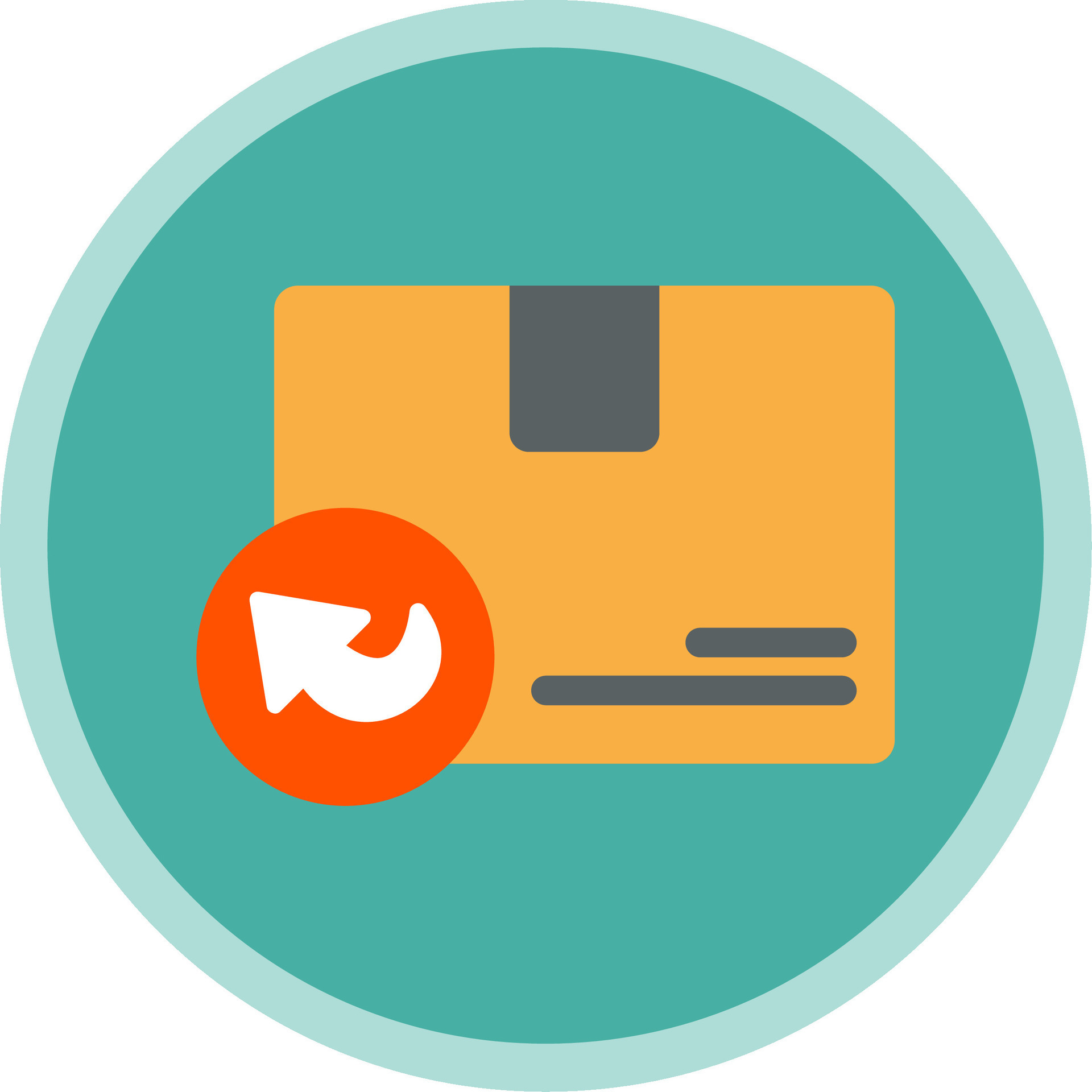 regreso plano multi circulo icono 44262314 Vector en Vecteezy