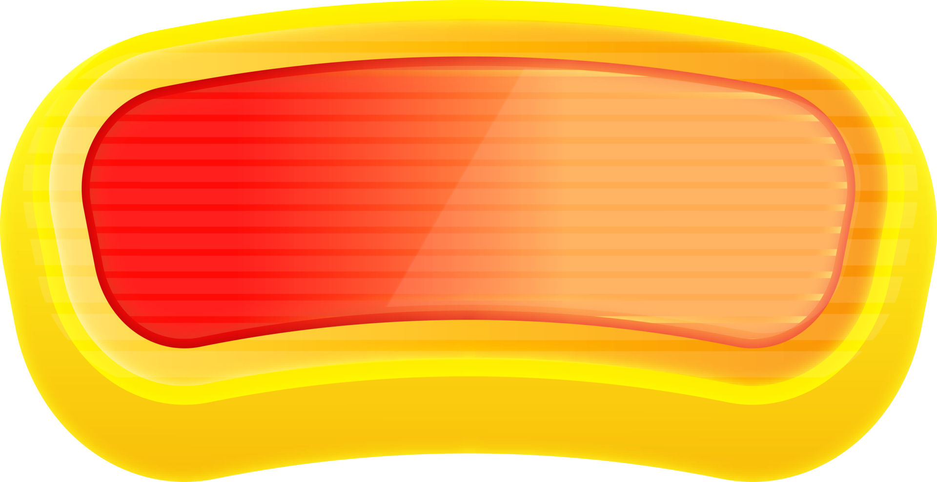 3D rectangular button, Empty button, 3D Element 44267926 PNG