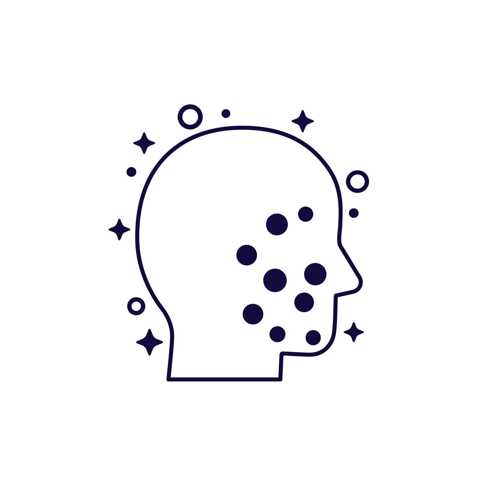 Acne Problem Skin Icon 44268829 Vector Art At Vecteezy