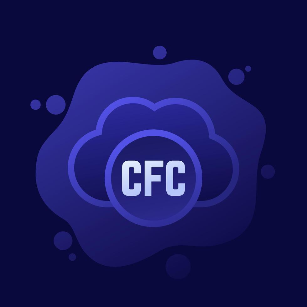 CFC gas icon with a cloud, design 44268854 Vector Art at Vecteezy CFC gas icon with a cloud, design 44268854 Vector Art at Vecteezy