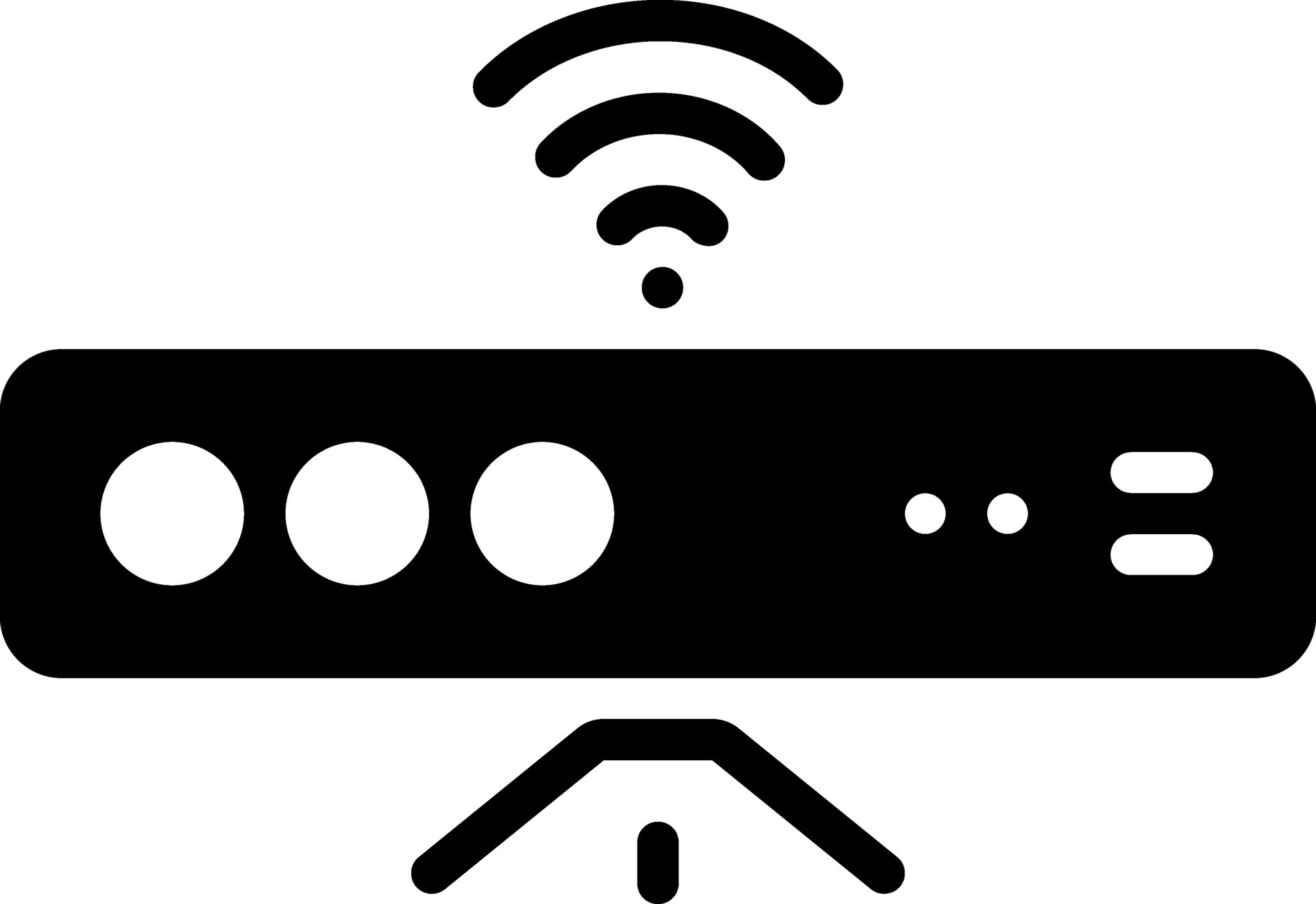 Solid black icon for sensor 44270376 Vector Art at Vecteezy