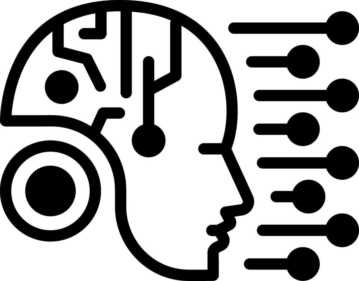 Solid black icon for machine learning 44270504 Vector Art at Vecteezy