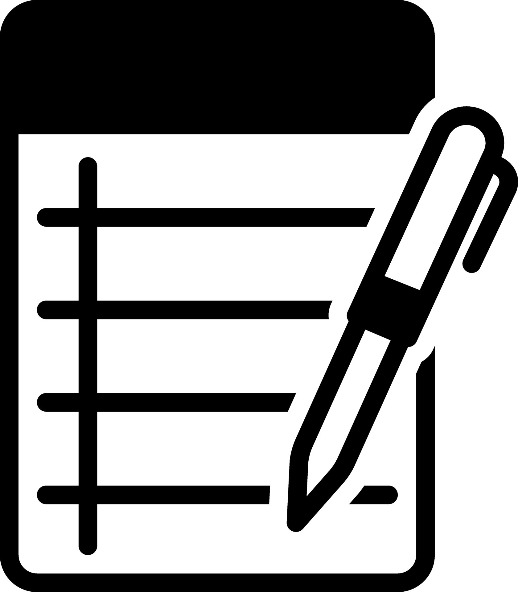 Solid black icon for note 44270771 Vector Art at Vecteezy