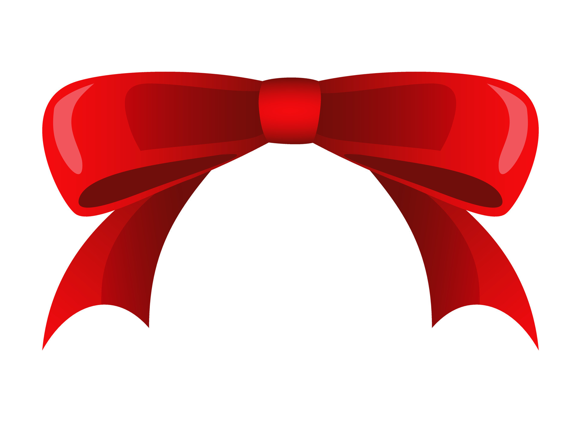 Red ribbon bow. 44274584 Vector Art at Vecteezy