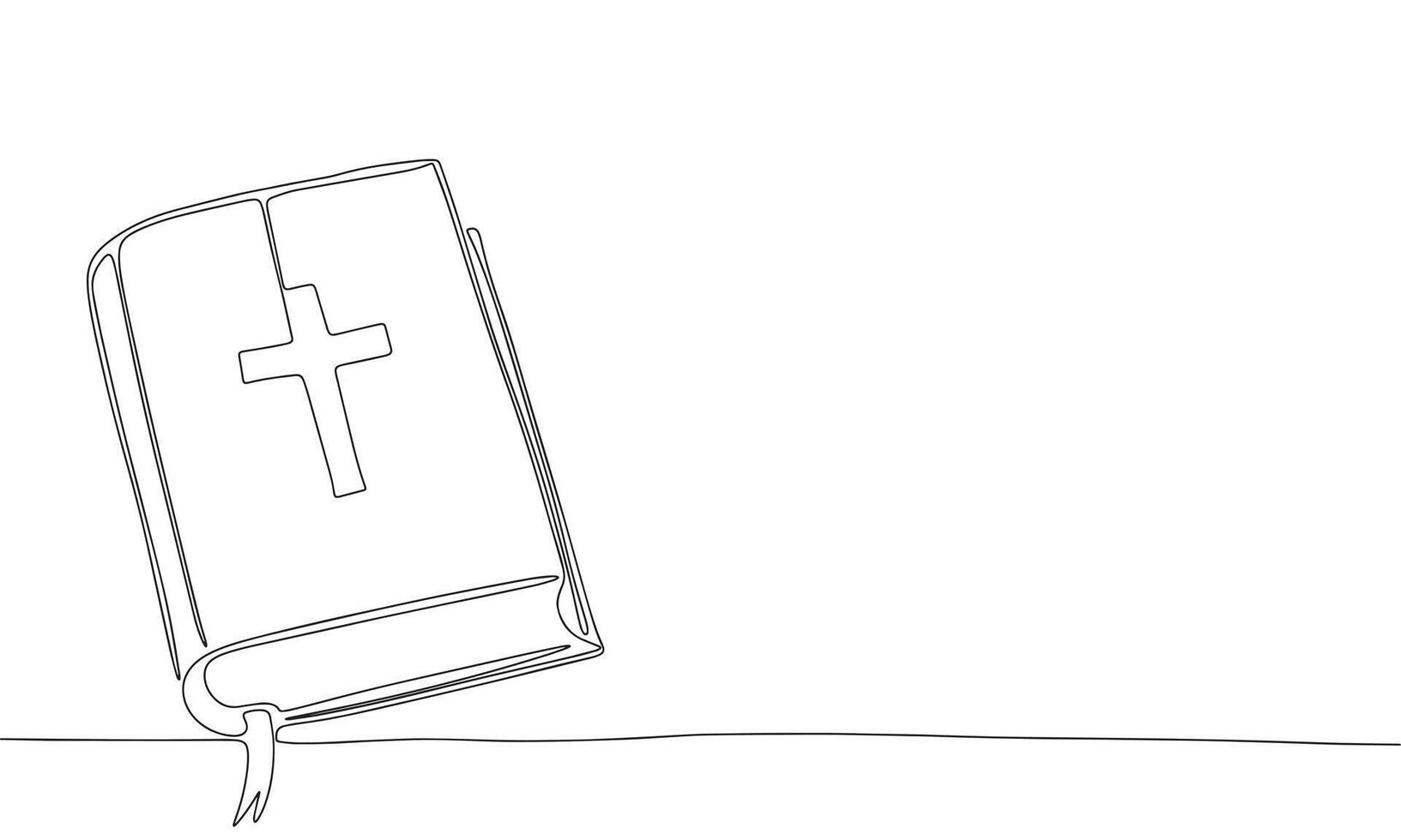 Bible one line continuous. Line art Holy bible. Hand drawn art ...