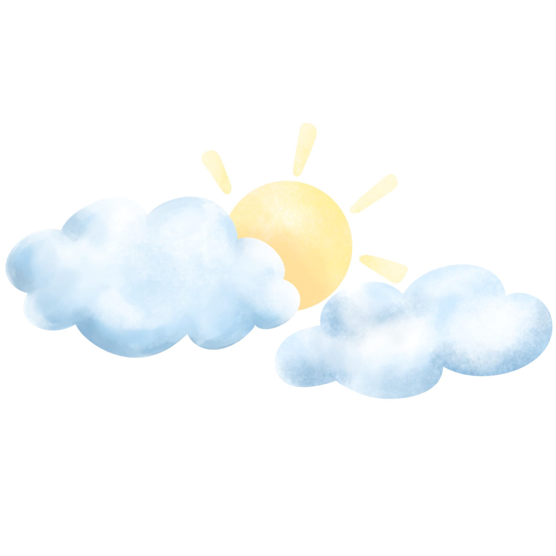 Sun and clouds 44283908 PNG