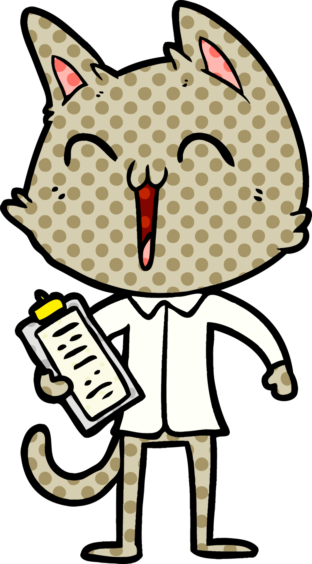 Happy Cartoon Cat 44288373 Png