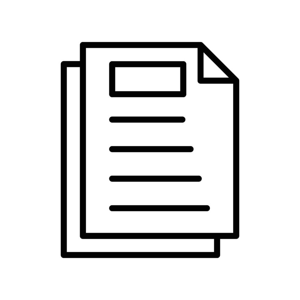 File Line Icon Design 44307061 Vector Art at Vecteezy