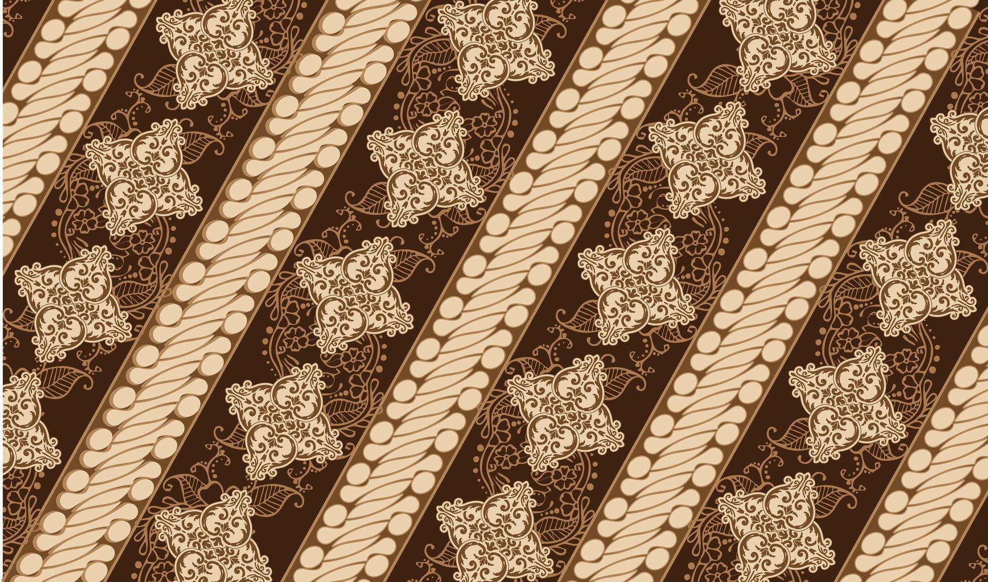 Javanese batik pattern background 44311635 Vector Art at Vecteezy