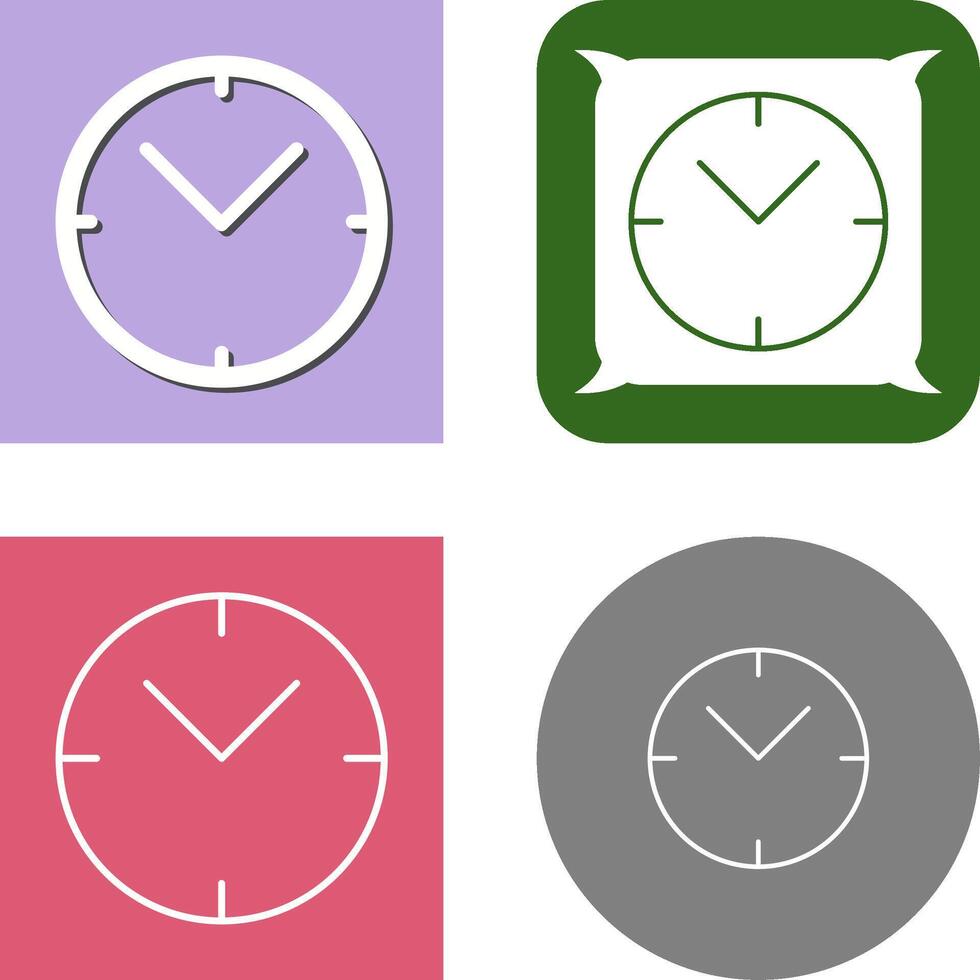 Unique Clock Icon 44323708 Vector Art at Vecteezy