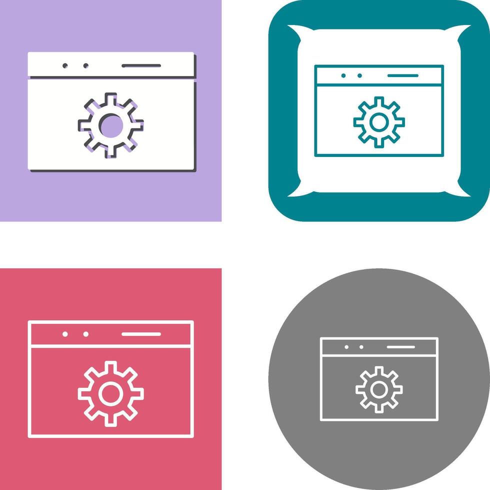 Unique Web Optimization Icon 44323803 Vector Art at Vecteezy