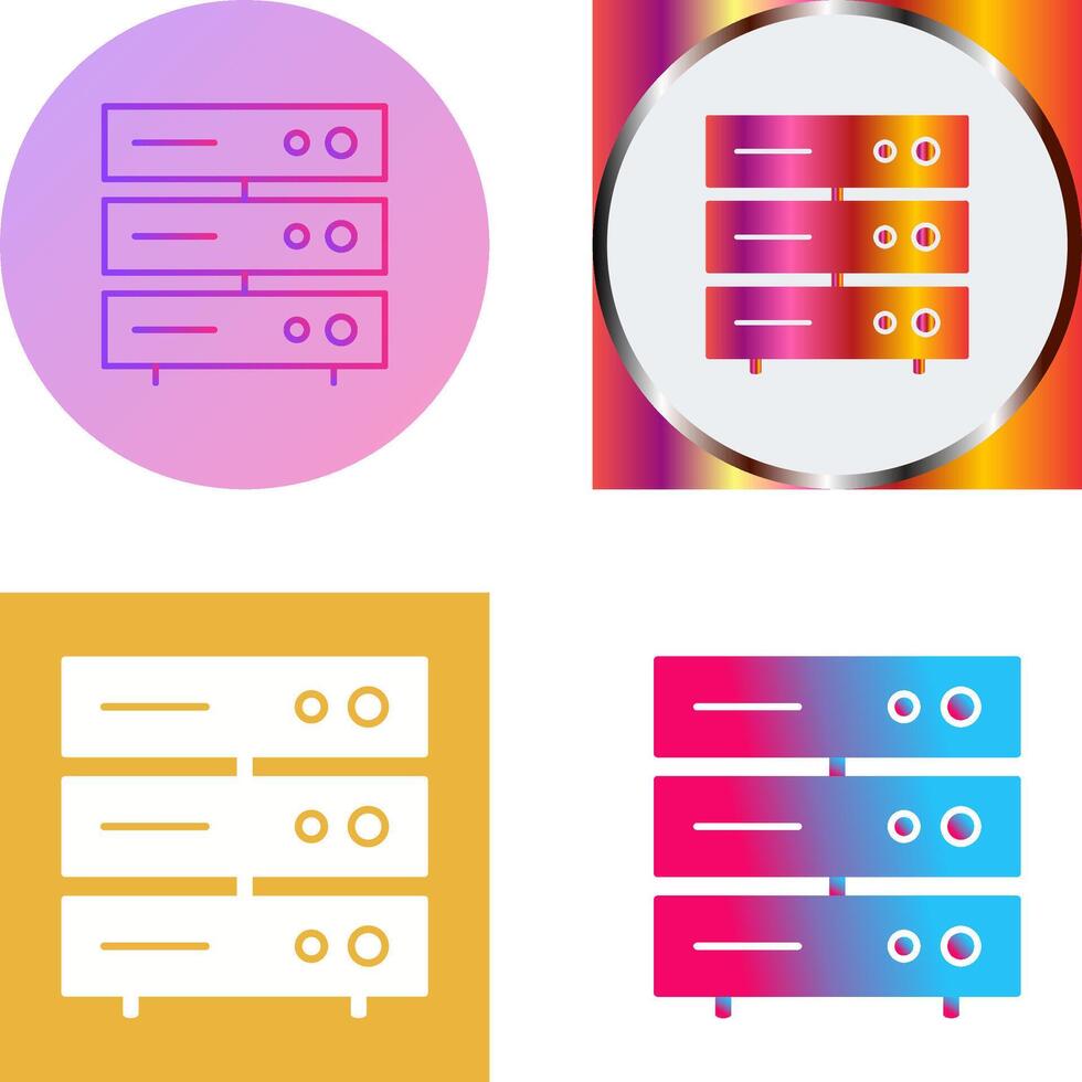 Unique Server Network Icon Design 44328775 Vector Art at Vecteezy