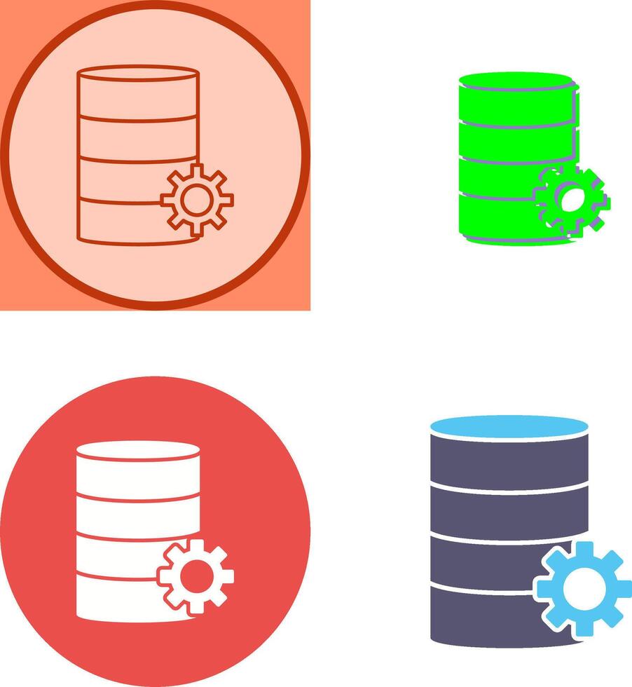 Unique Database Management Icon Design 44329697 Vector Art at Vecteezy