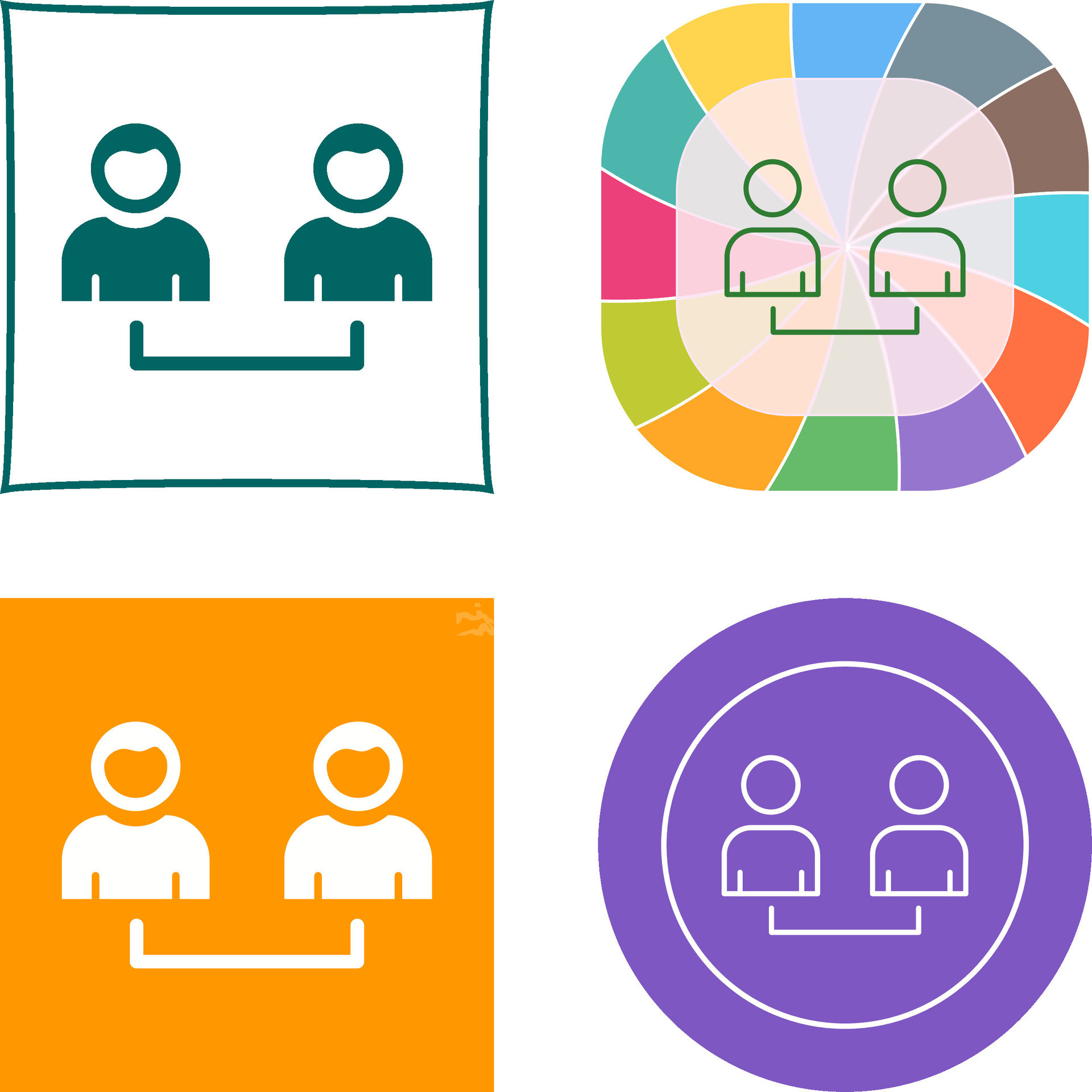 Connected Users Icon 44331039 Vector Art at Vecteezy