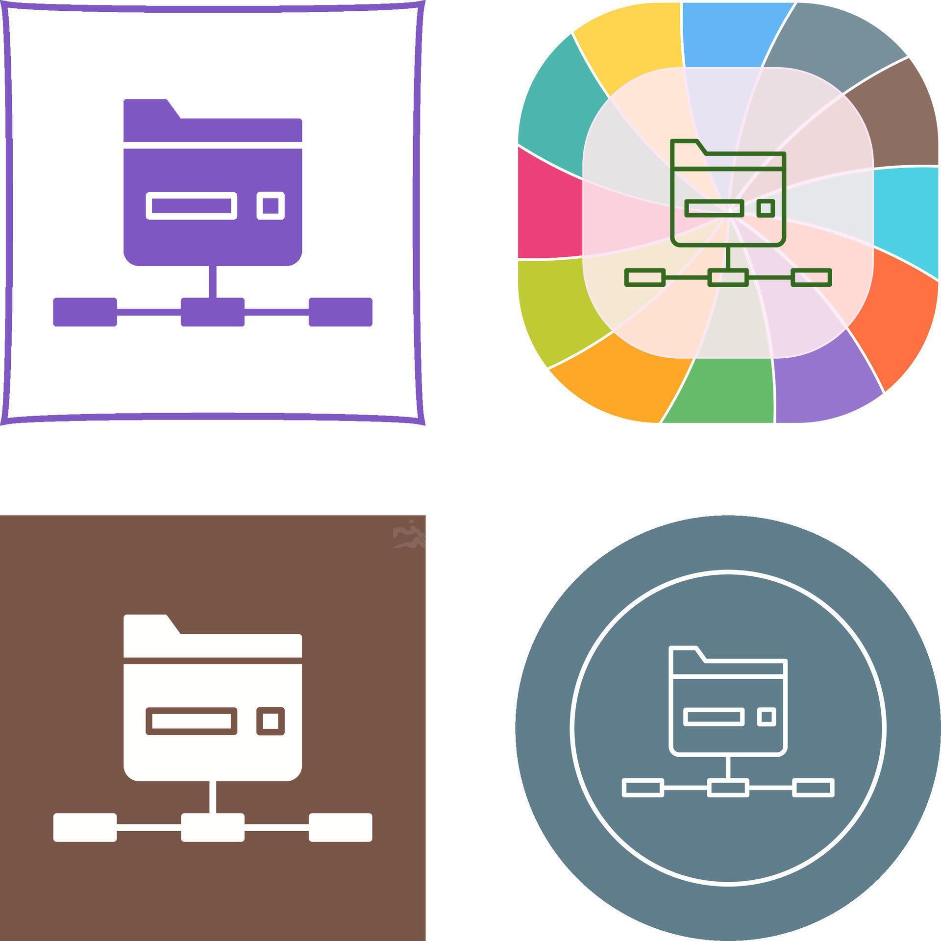 Network Folder Icon 44331485 Vector Art at Vecteezy