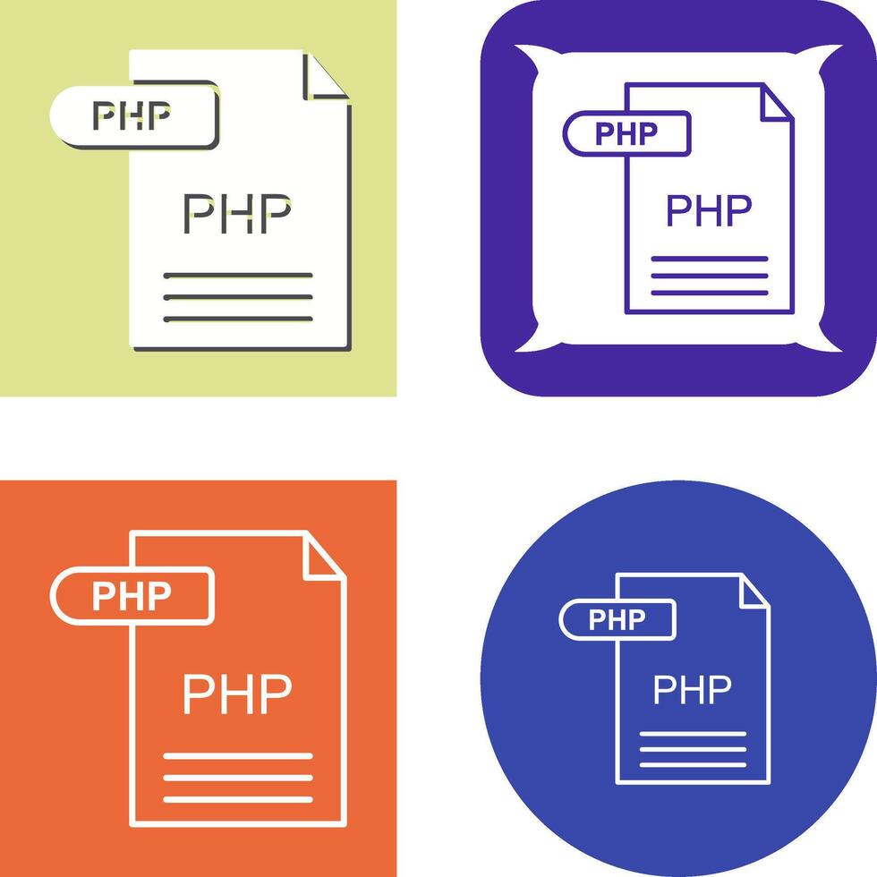 diseño de icono php 44331919 Vector en Vecteezy