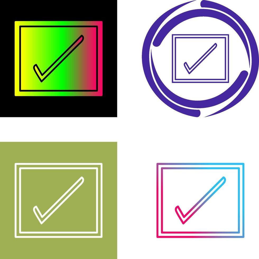 Checkbox Icon Design 44332065 Vector Art at Vecteezy