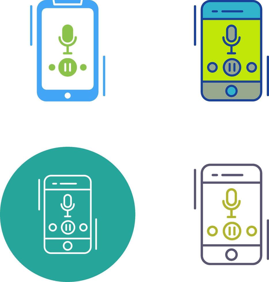 Voice Record Icon Design 44340448 Vector Art at Vecteezy