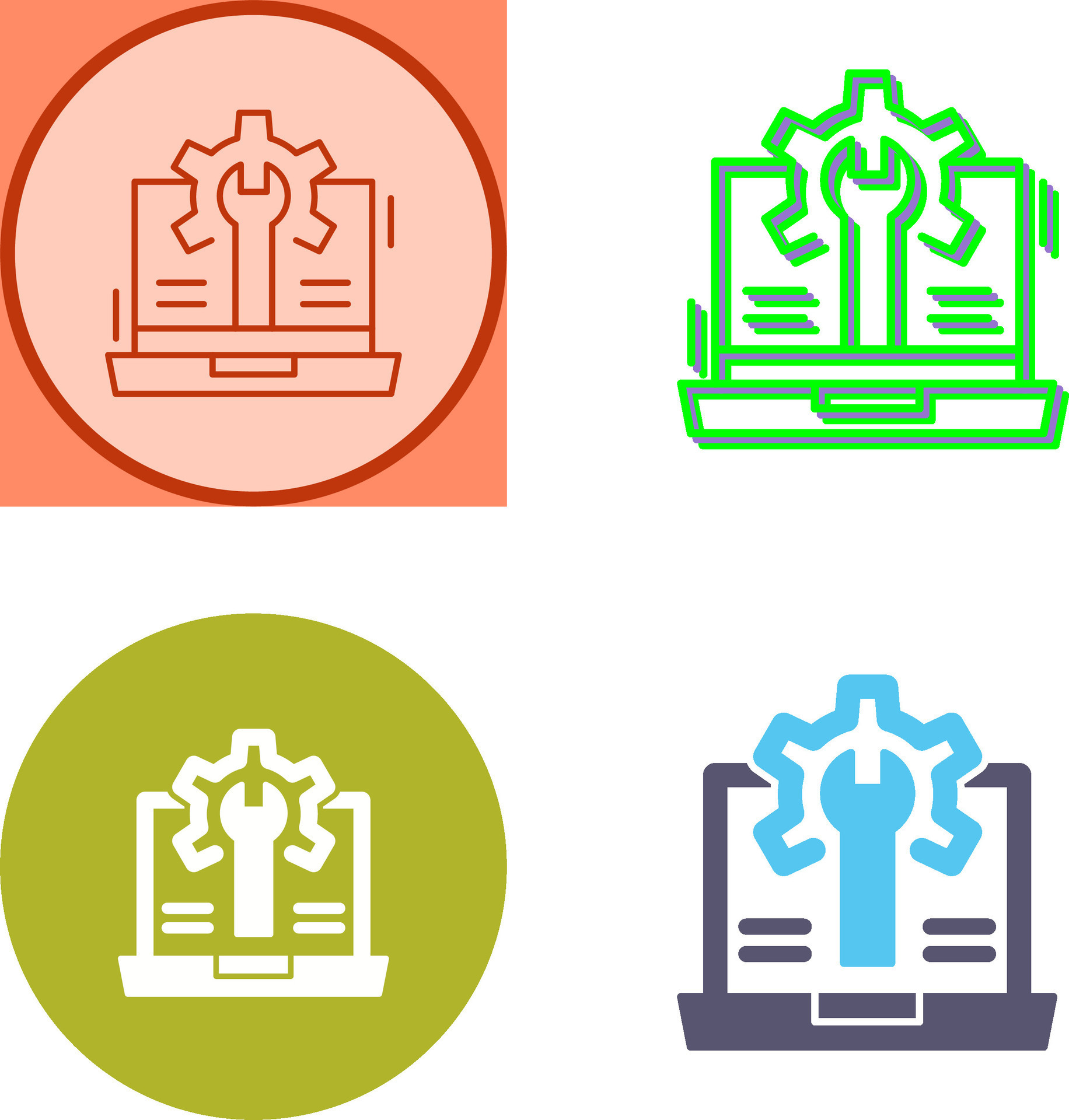 Web Development Icon Design 44345289 Vector Art at Vecteezy