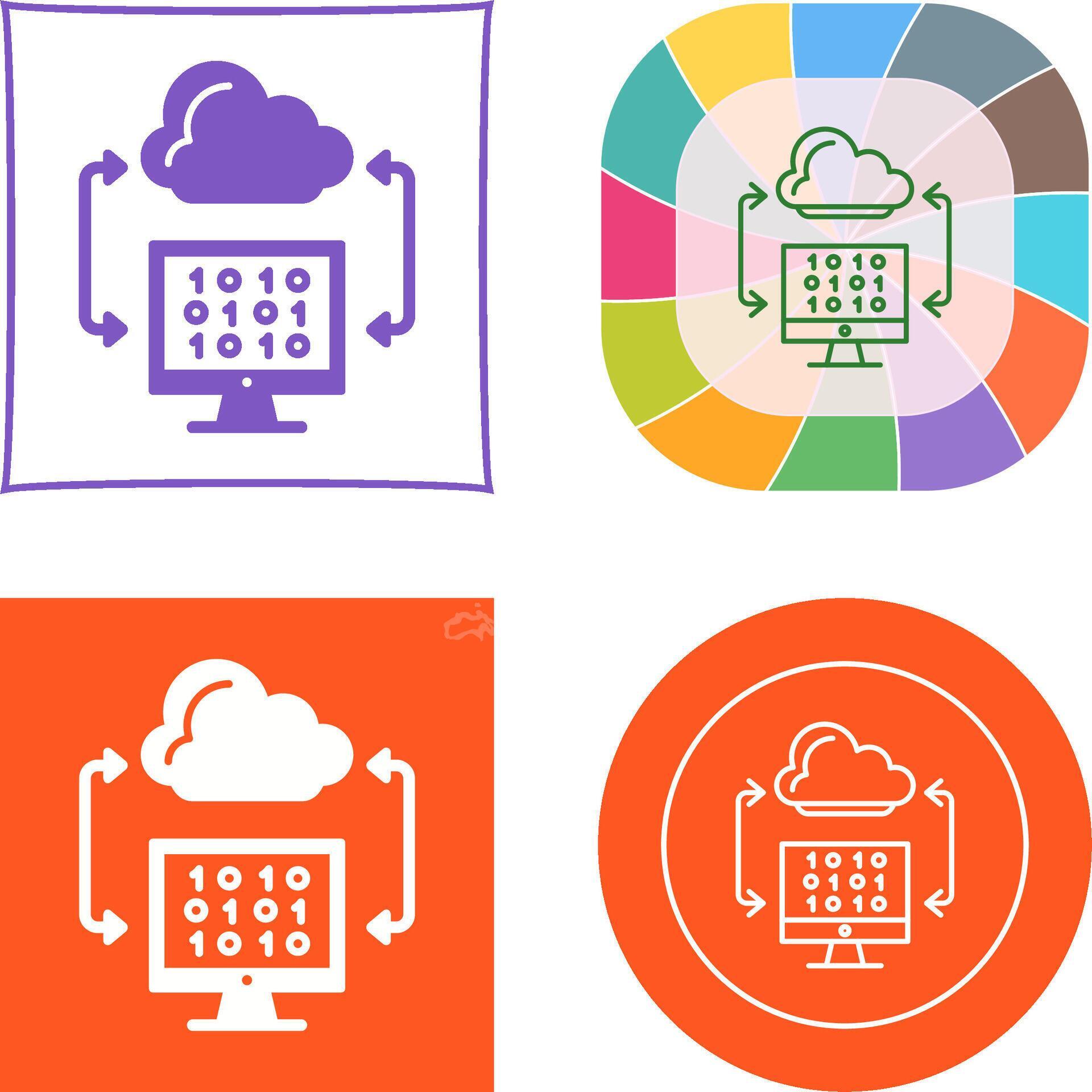 Cloud Coding Icon Design 44346137 Vector Art at Vecteezy